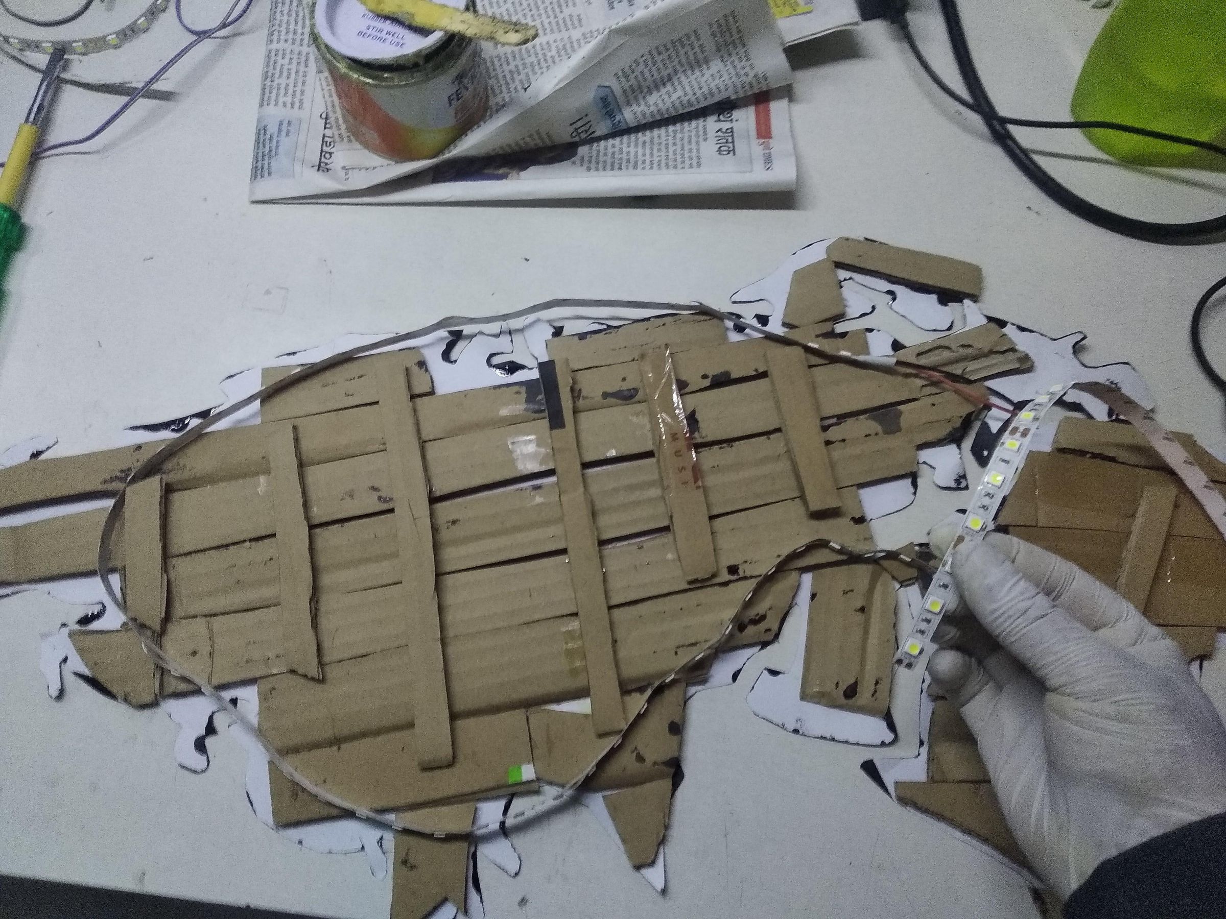 Cardboard World Map With Backlight : 8 Steps - Instructables