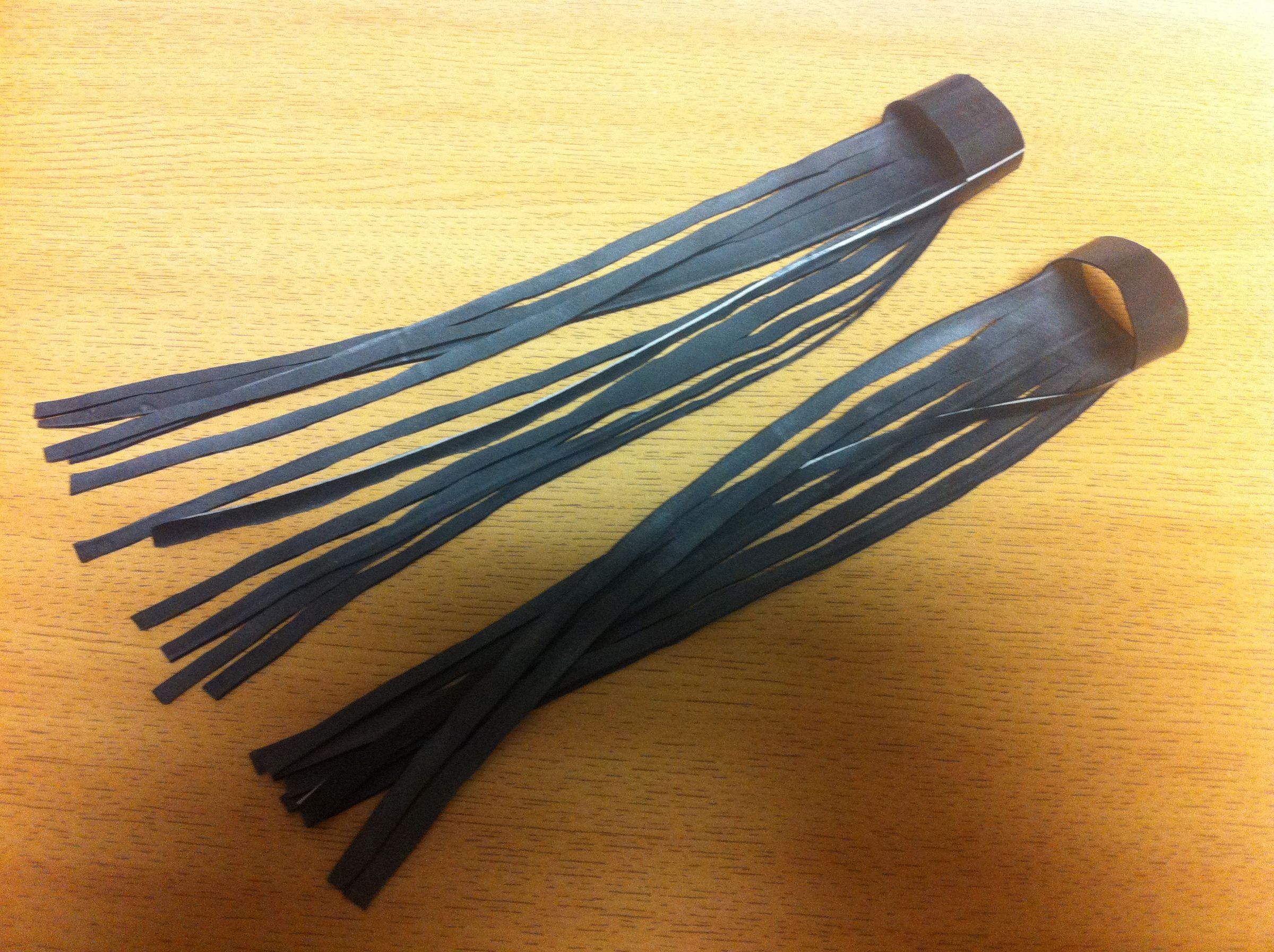 Super Simple Handlebar Tassels From a Bike Inner Tube : 5 Steps (with ...