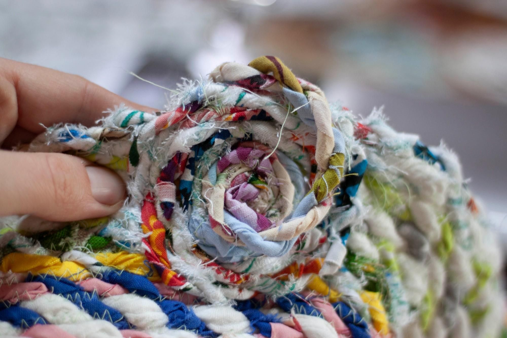 Boho Basket From a Homemade Coiled Rope : 5 Steps (with Pictures ...