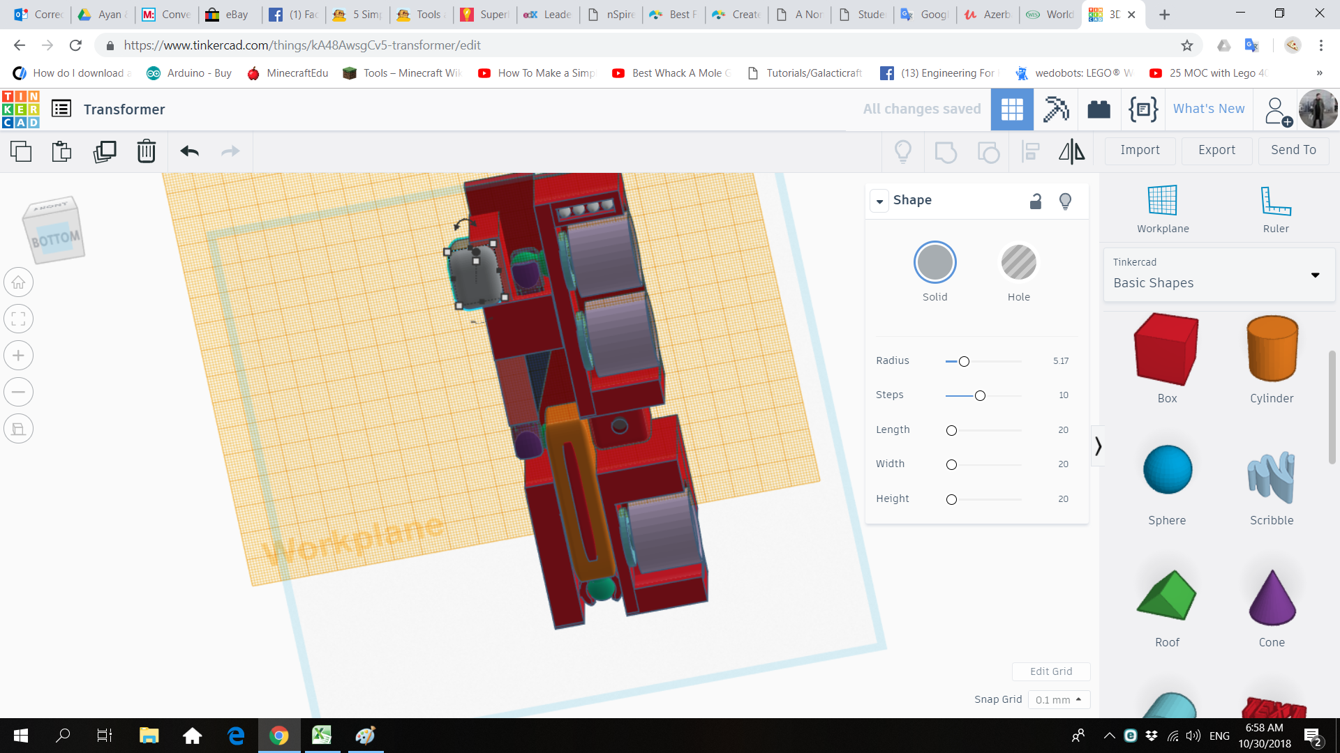Creating a Transformer With Tinkercad : 15 Steps (with Pictures ...