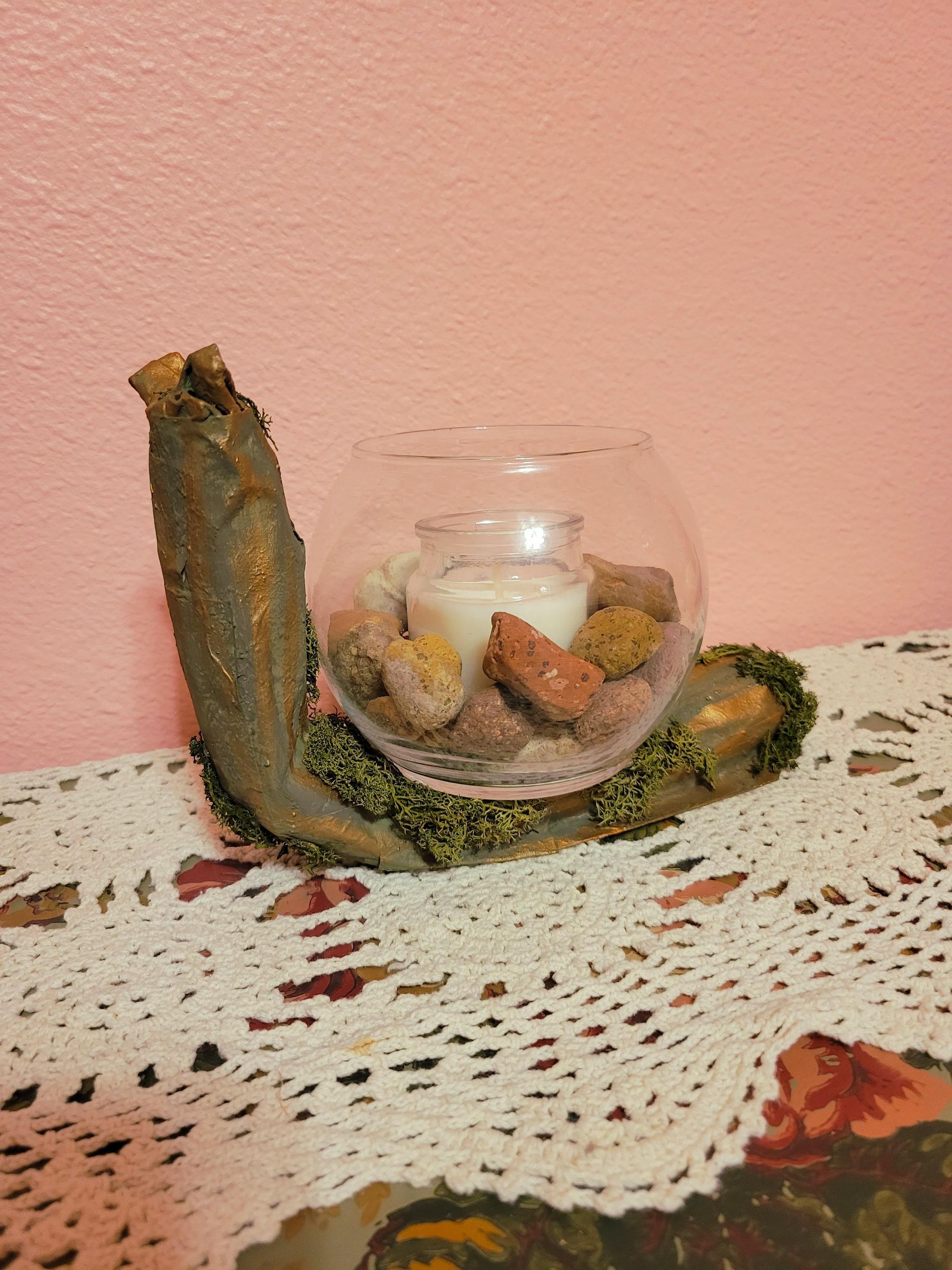 Inexpensive Paper Mache Snail Candle Holder : 4 Steps (with Pictures ...