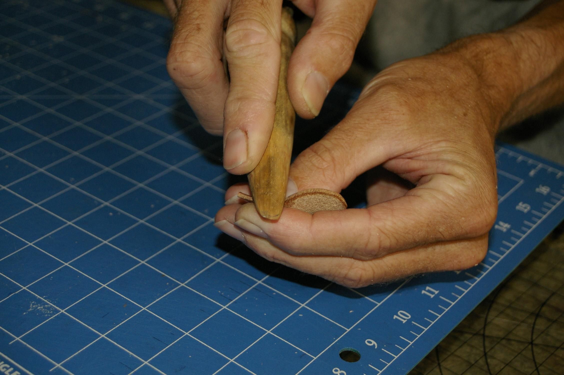 Homemade or Makeshift Tools to Make a Leather Pendant : 13 Steps (with ...