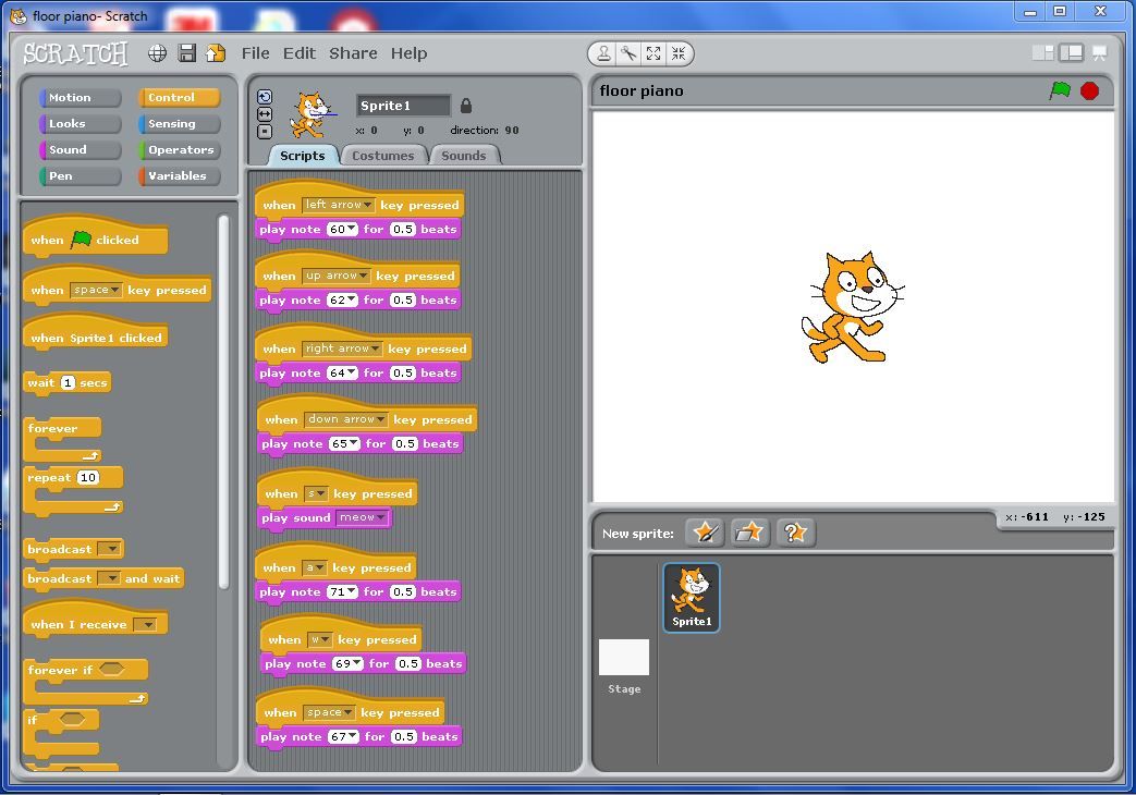 Makey Makey Floor Piano : 5 Steps (with Pictures) - Instructables