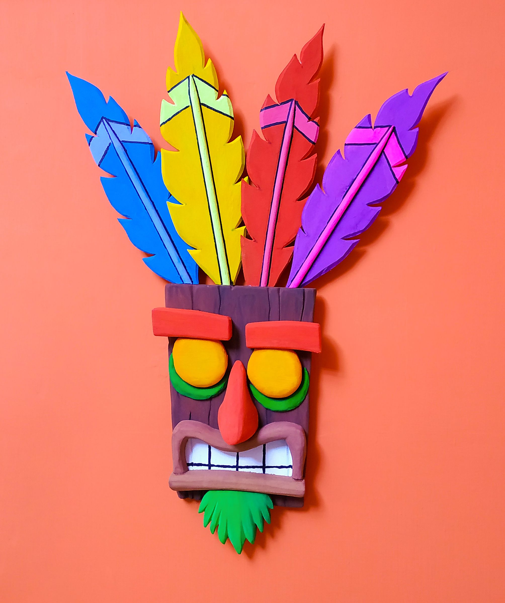 Crash Bandicoot Mask Costume