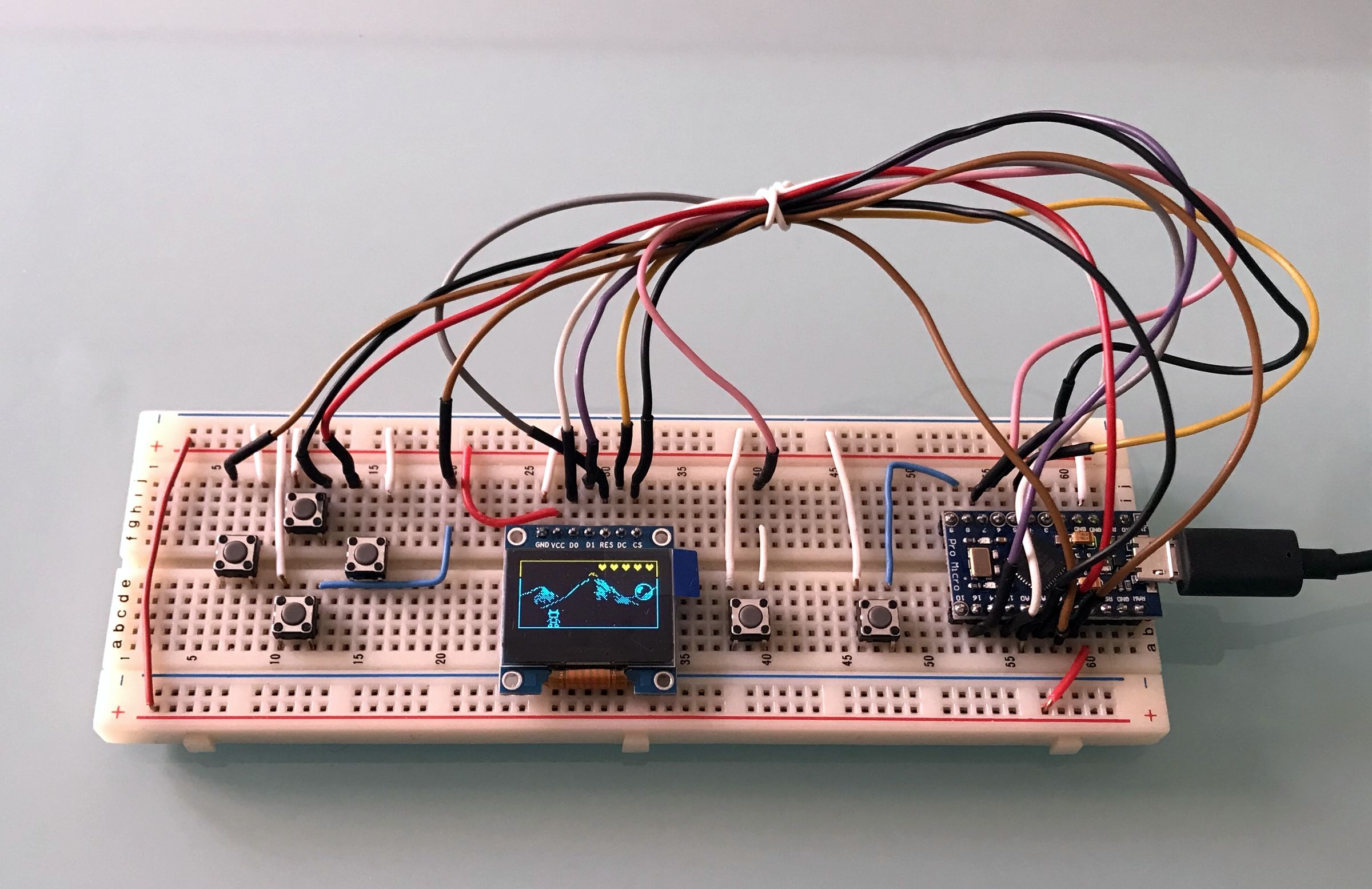DIY Video Game Using Arduino (Arduboy Clone) : 7 Steps (with Pictures ...