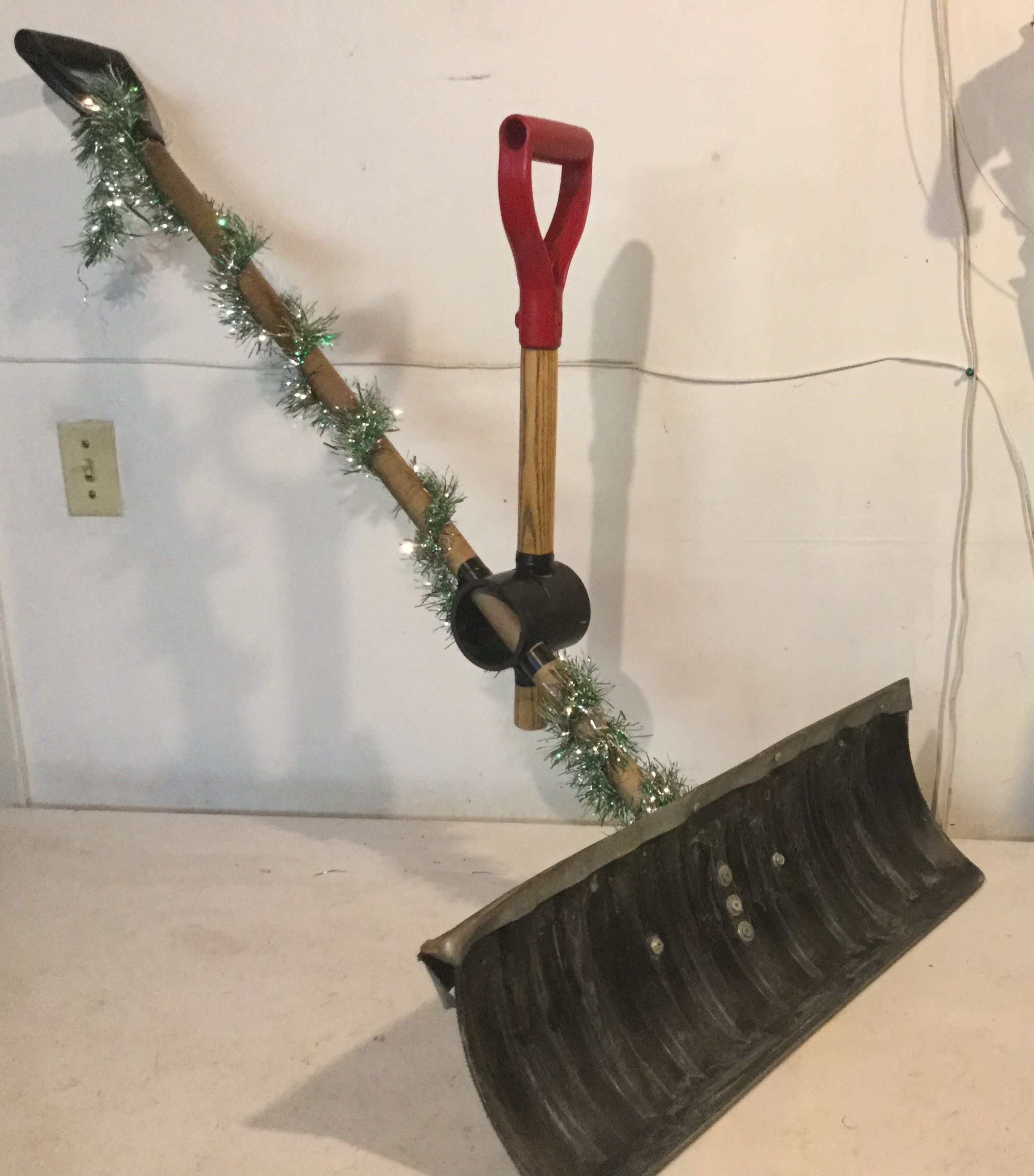 Transform Your Old Snow Pusher or Snow Shovel in an Ergonomic Tool for ...