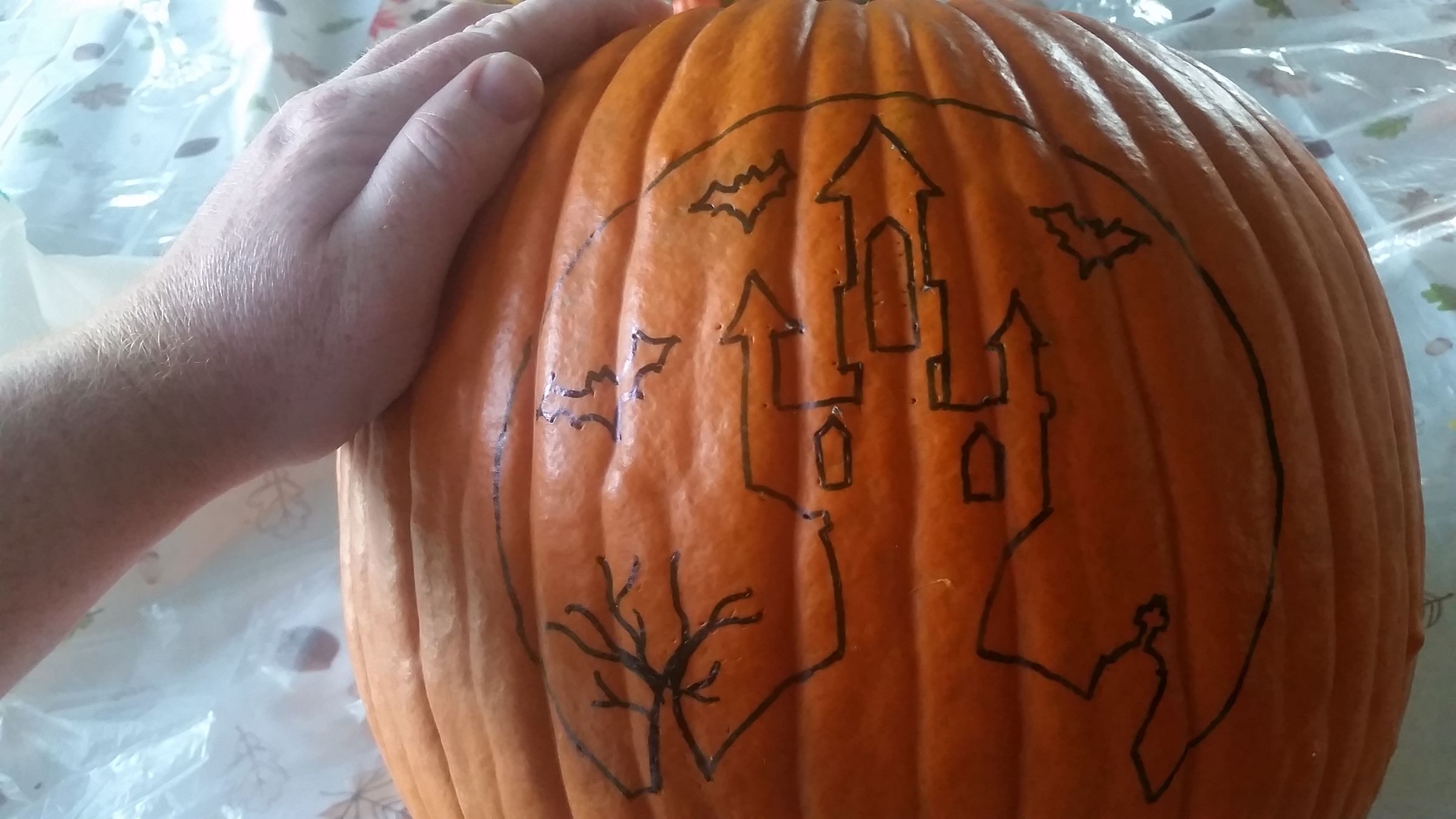 Castle Pumpkin Pattern