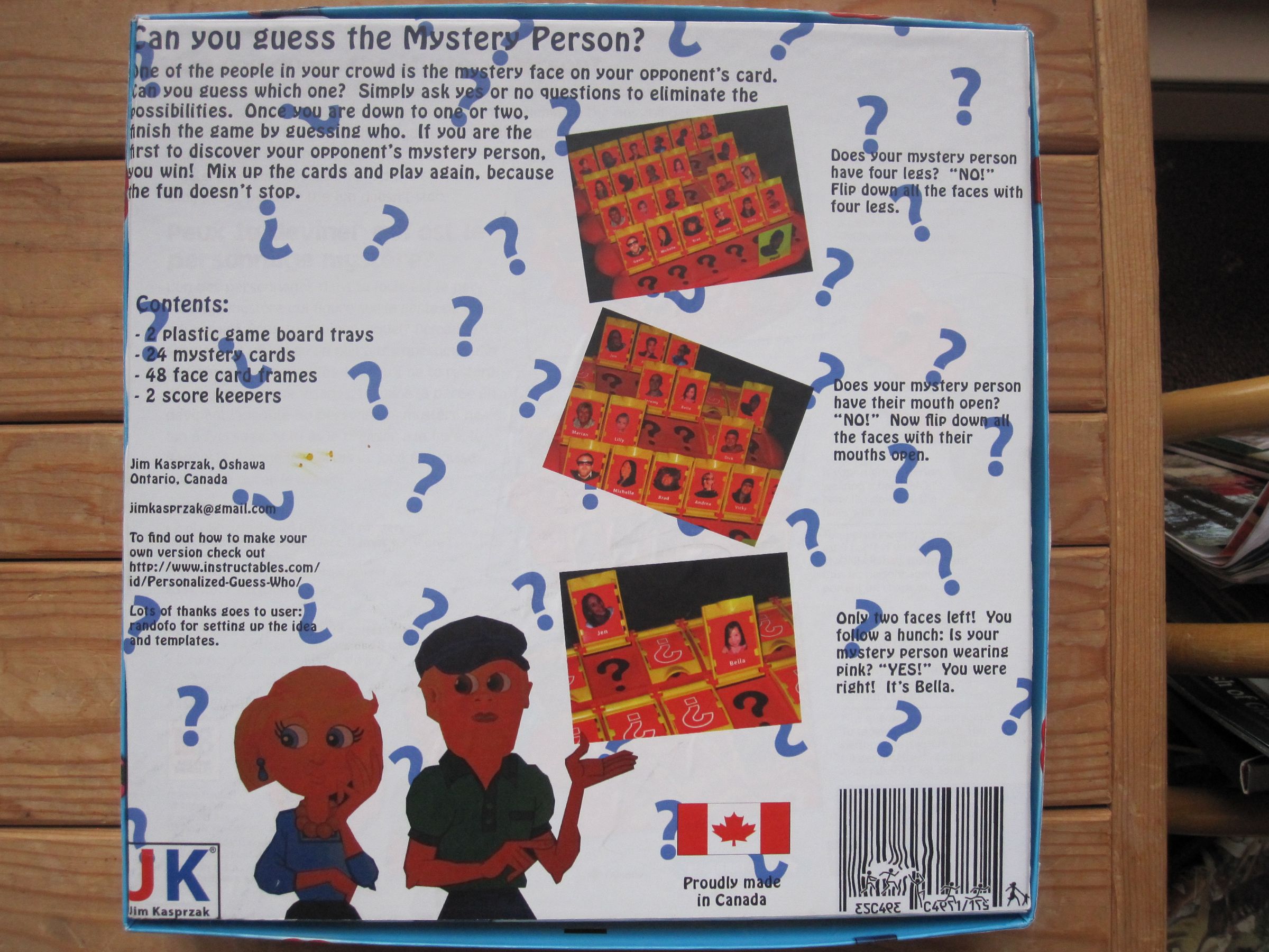 Personalized Guess Who : 14 Steps (with Pictures) - Instructables