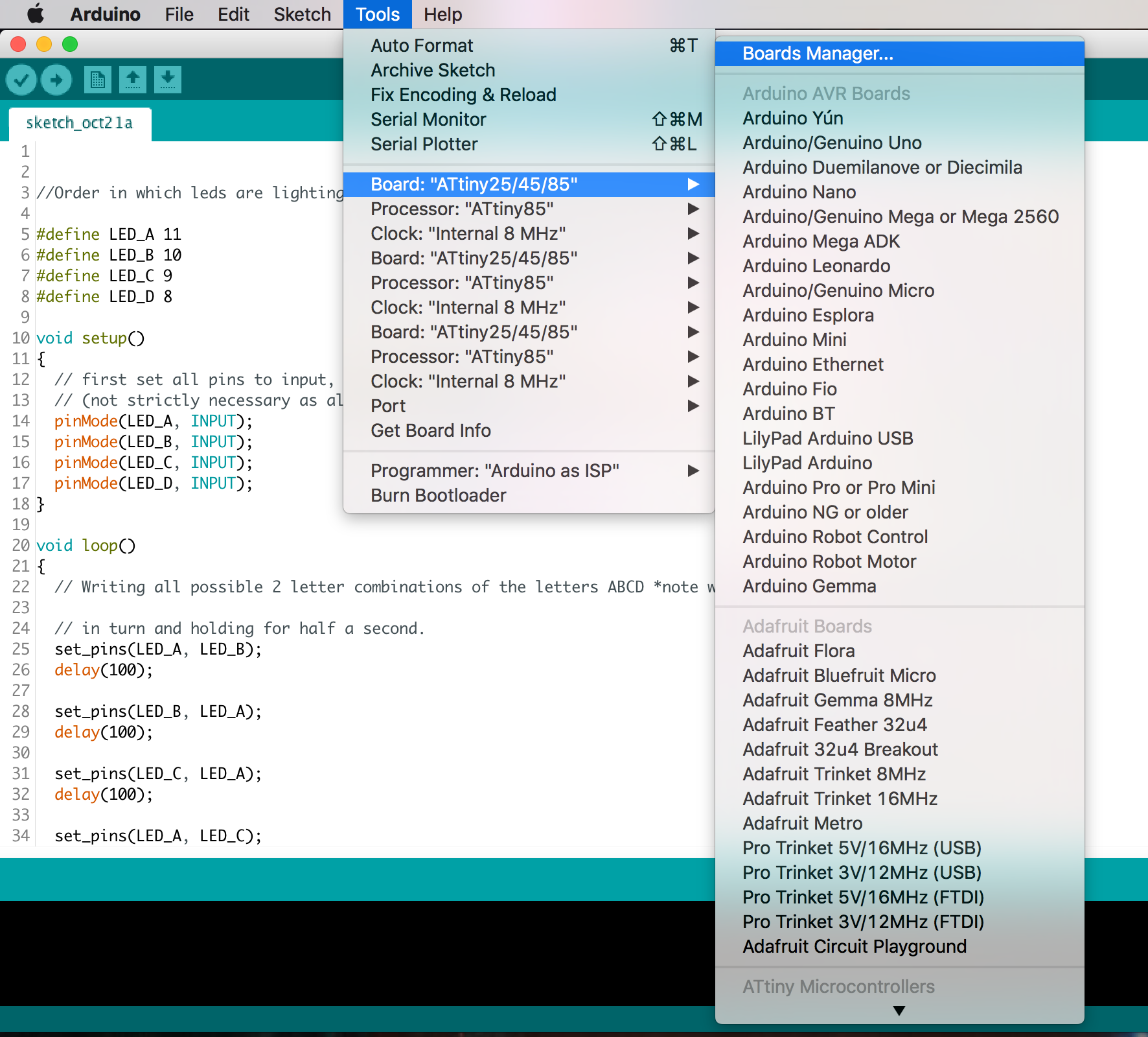 How to Program an Attiny85 Using a Arduino Uno : 7 Steps - Instructables