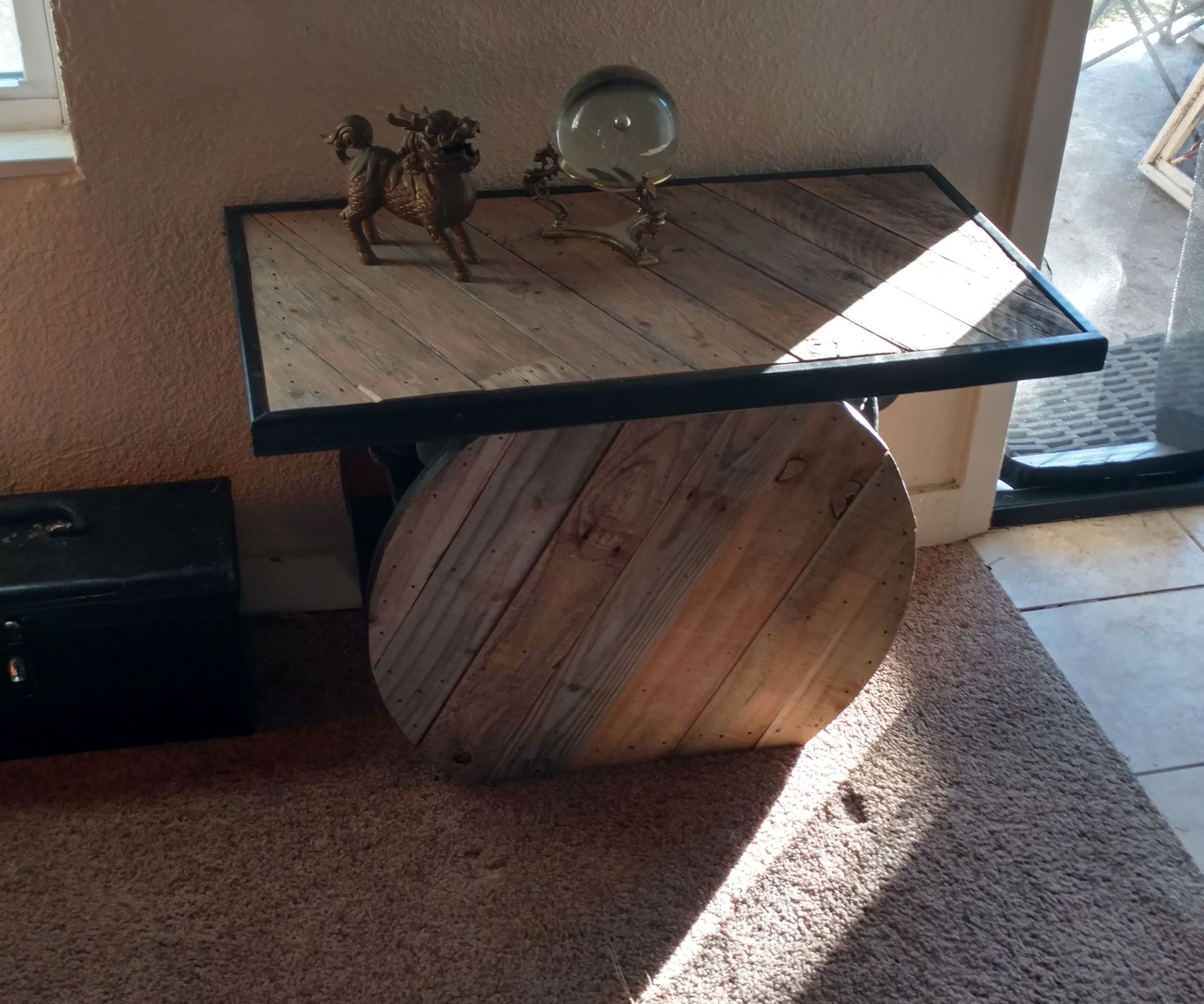 Spool Table With Shelves : 10 Steps (with Pictures) - Instructables