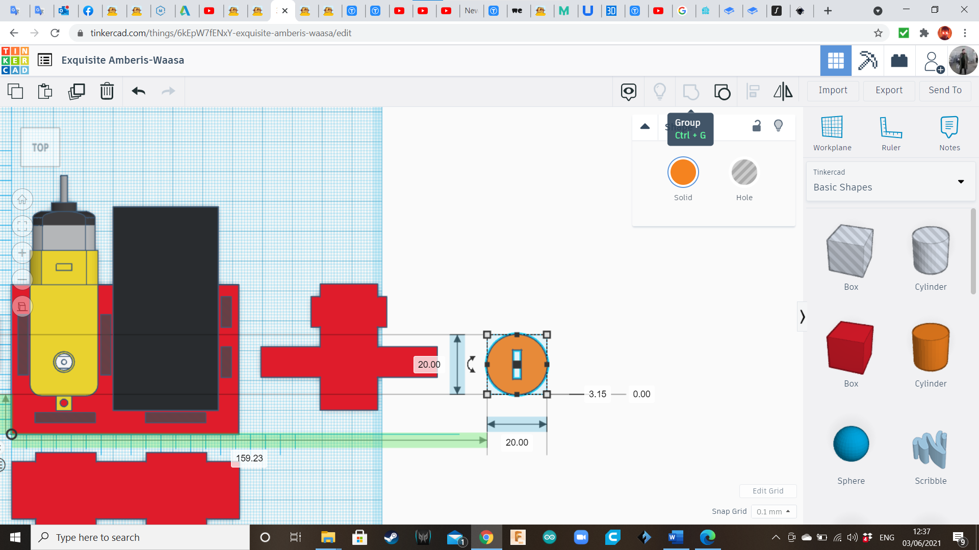 Tinkercad Robotics for School: Laser-cut Walking Machine! : 27 Steps ...