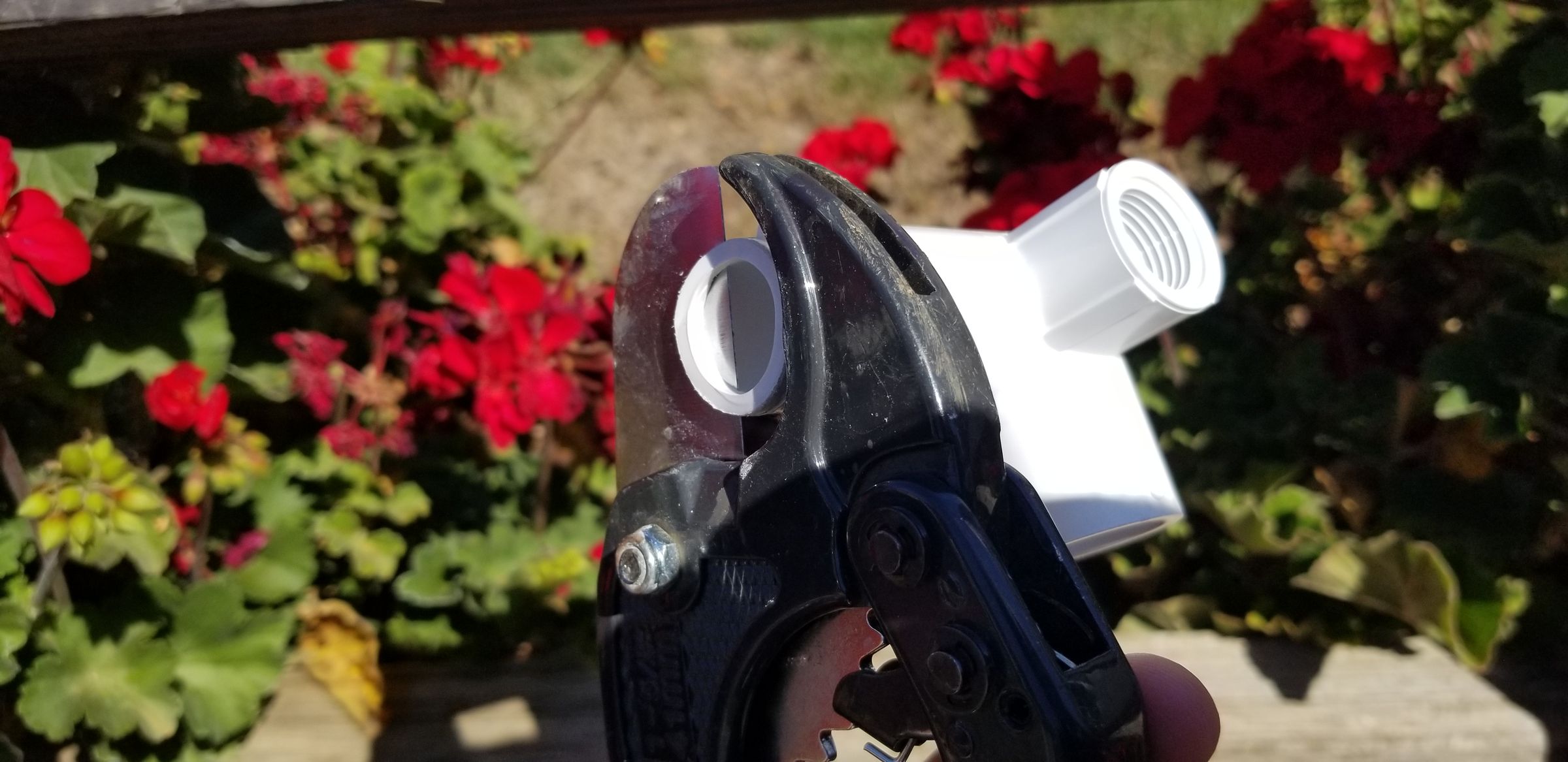 How to Repair Sprinkler PVC Pipe When You Don't Have Much Room. : 5 ...