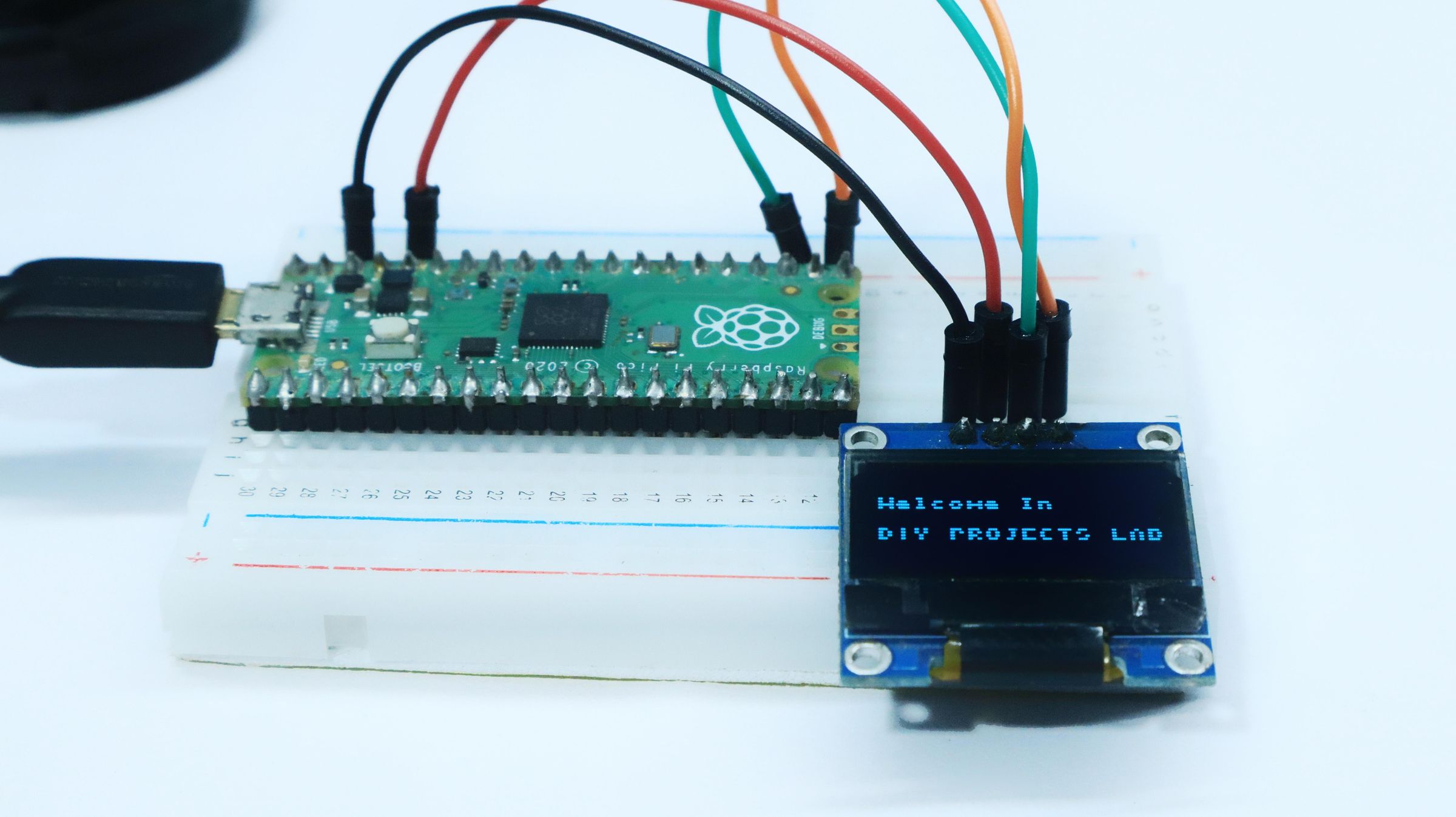 How to Use an OLED Display With Raspberry Pi Pico : 8 Steps - Instructables