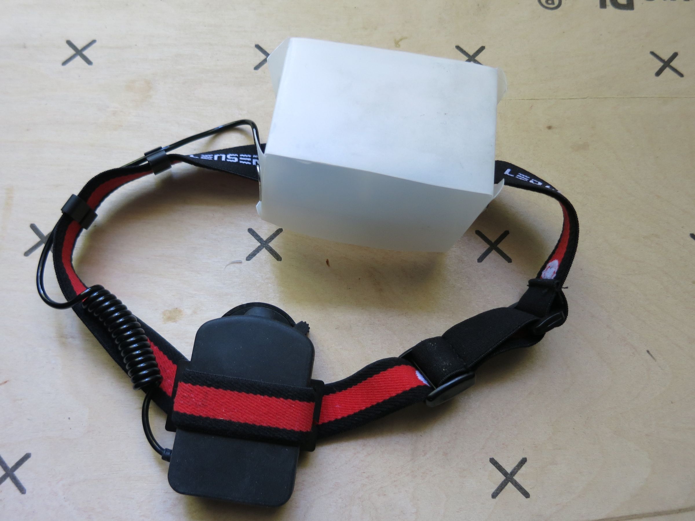 Flat-Pack Lantern Attachment for Any Headlamp (DIY Diffuser) : 5 Steps ...