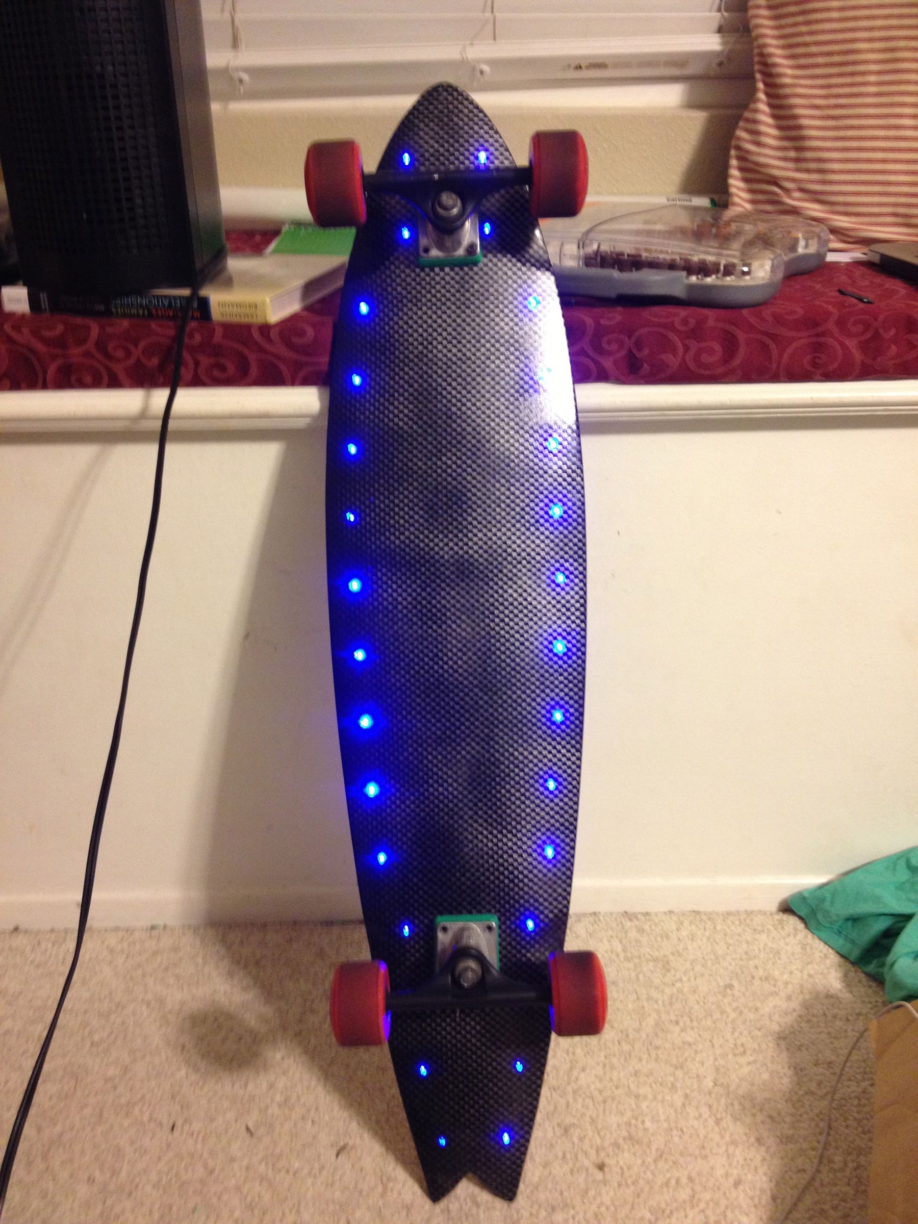 LED Longboard Under-glow (with Pictures) - Instructables