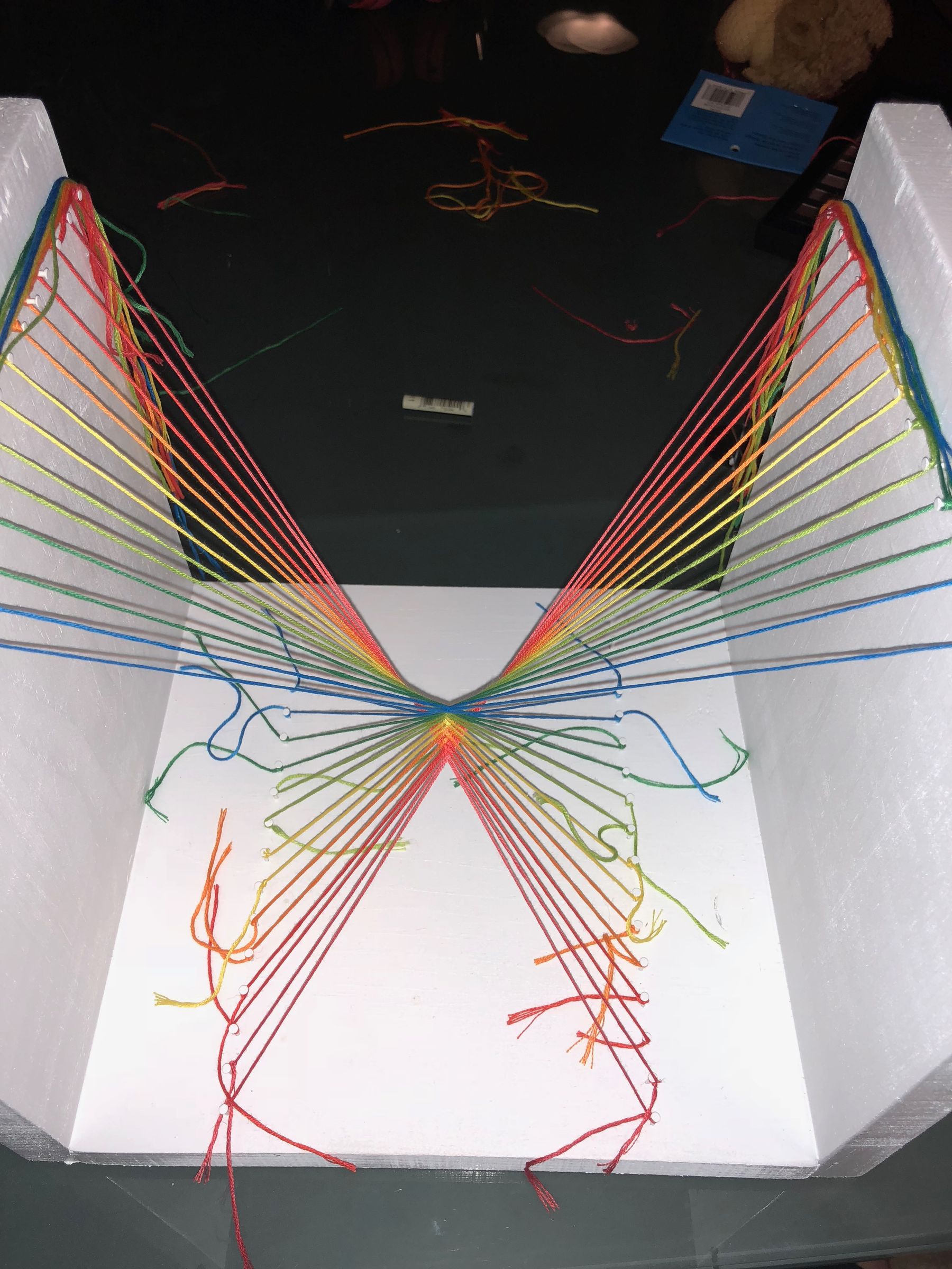 Rainbow String Art : 5 Steps (with Pictures) - Instructables