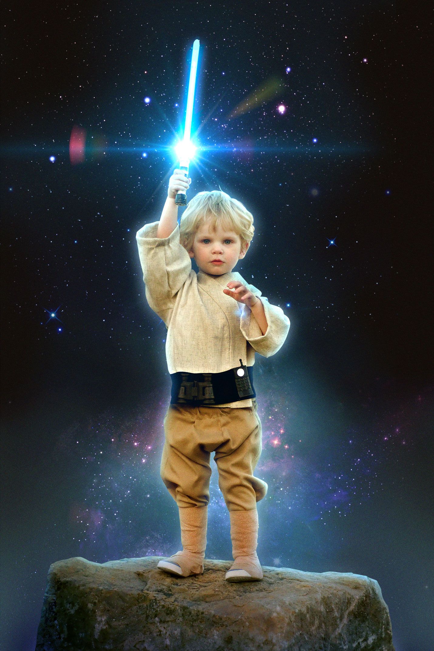 Luke Skywalker and Darth Vader (Kid-friendly) : 8 Steps (with Pictures ...