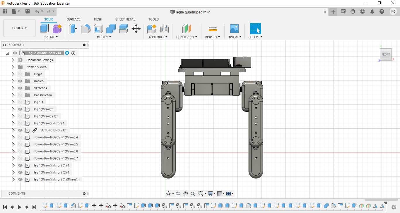 Arduino Powered Micro Quadruped : 13 Steps (with Pictures) - Instructables
