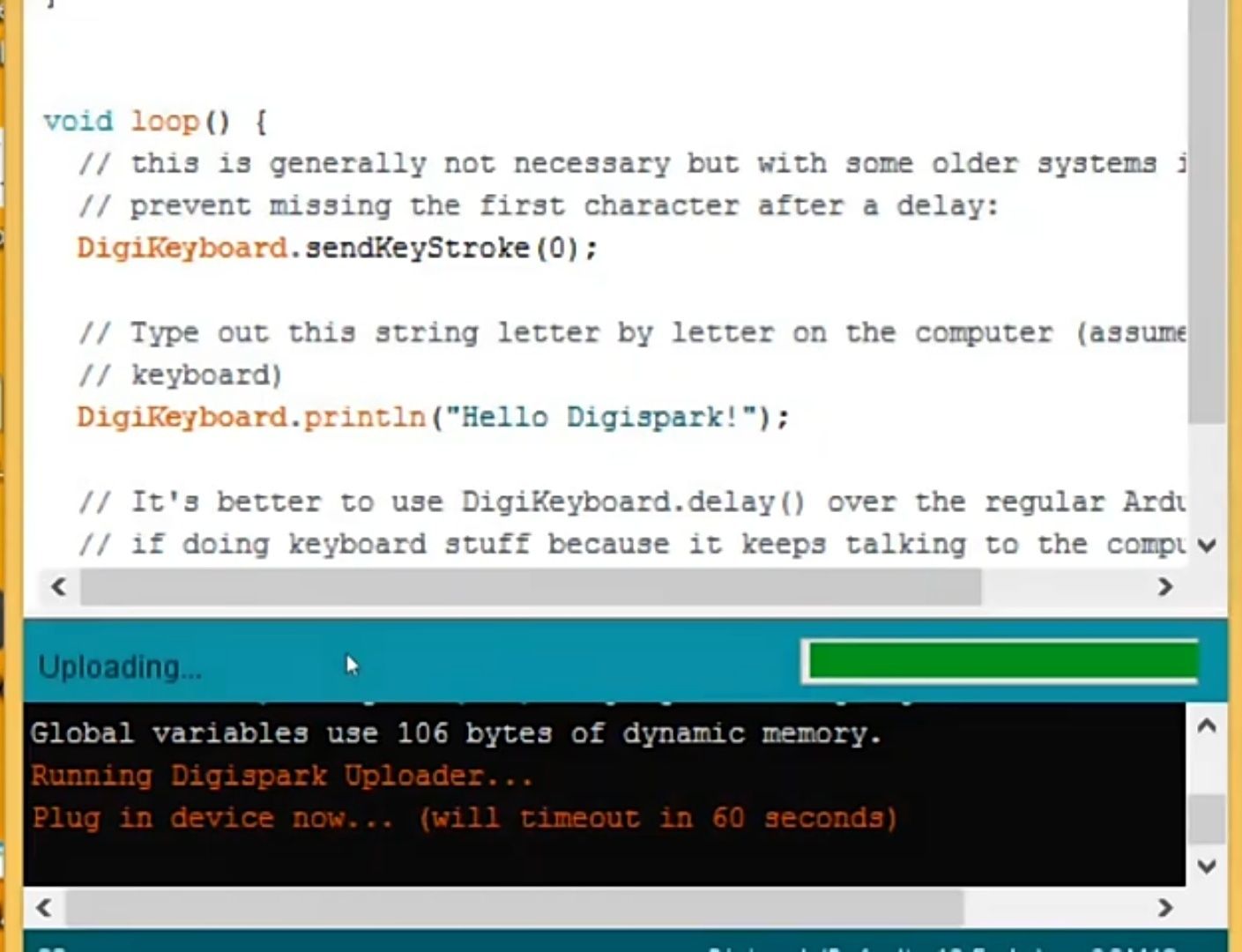 Getting Started With Digispark Attiny85 Using Arduino IDE : 4 Steps ...