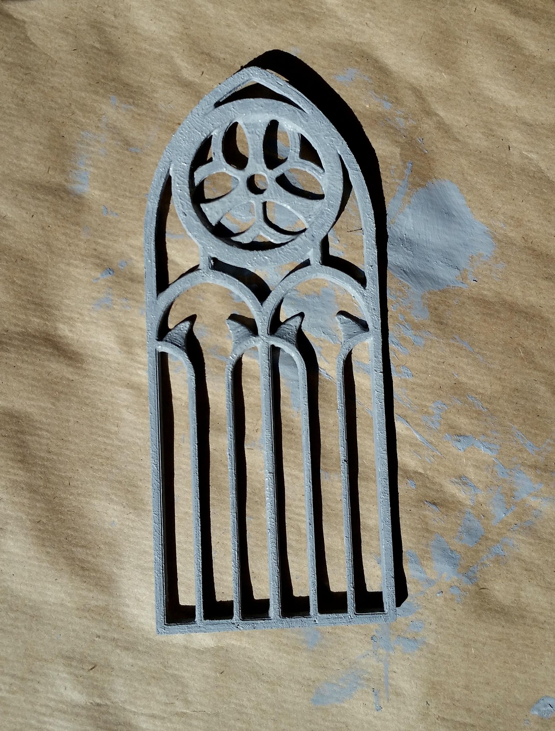 Solar Concrete Gothic Window Lamp (Remix) : 11 Steps (with Pictures ...