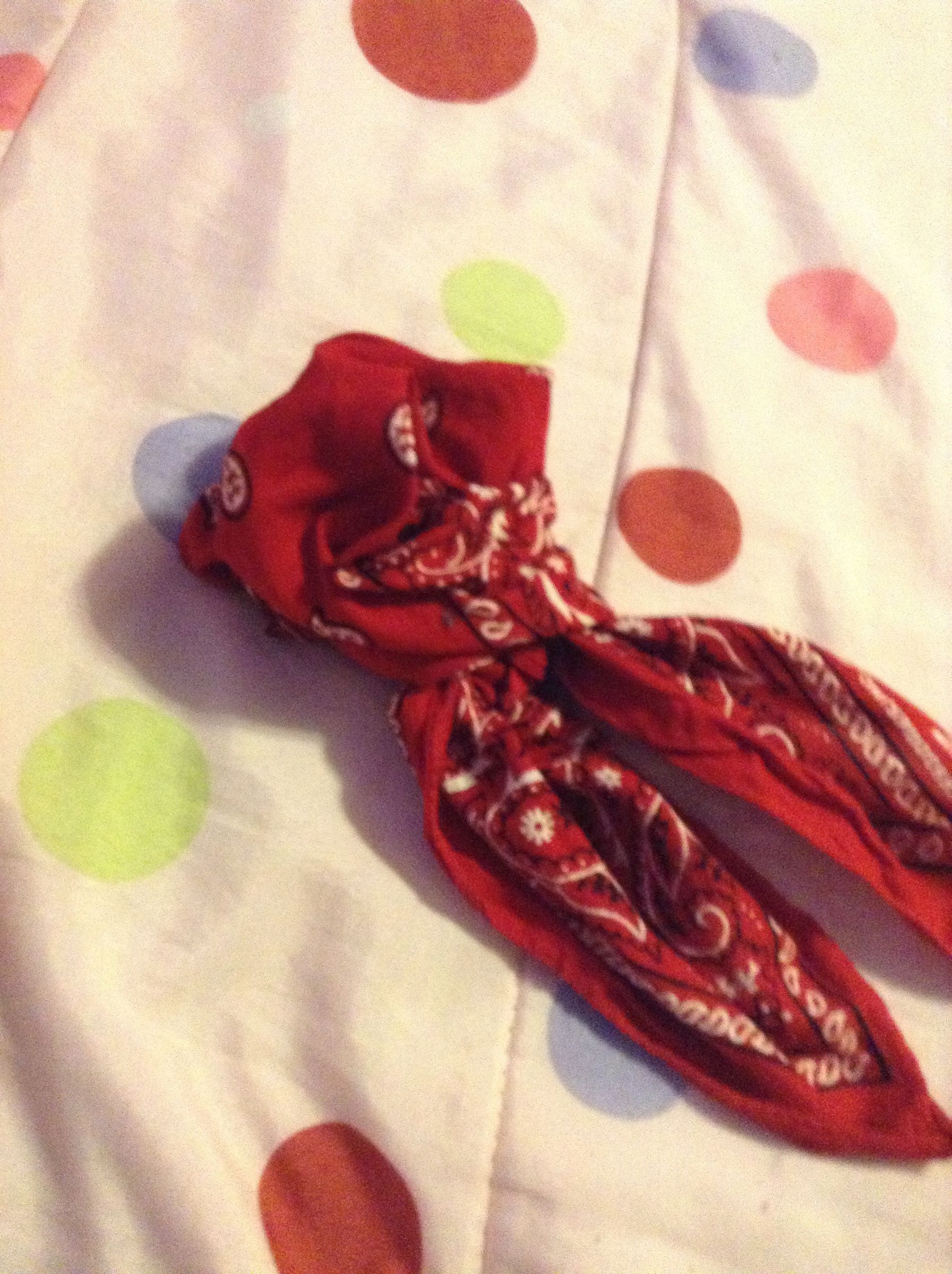 How to Make a Rose Out of a Bandana : 11 Steps - Instructables