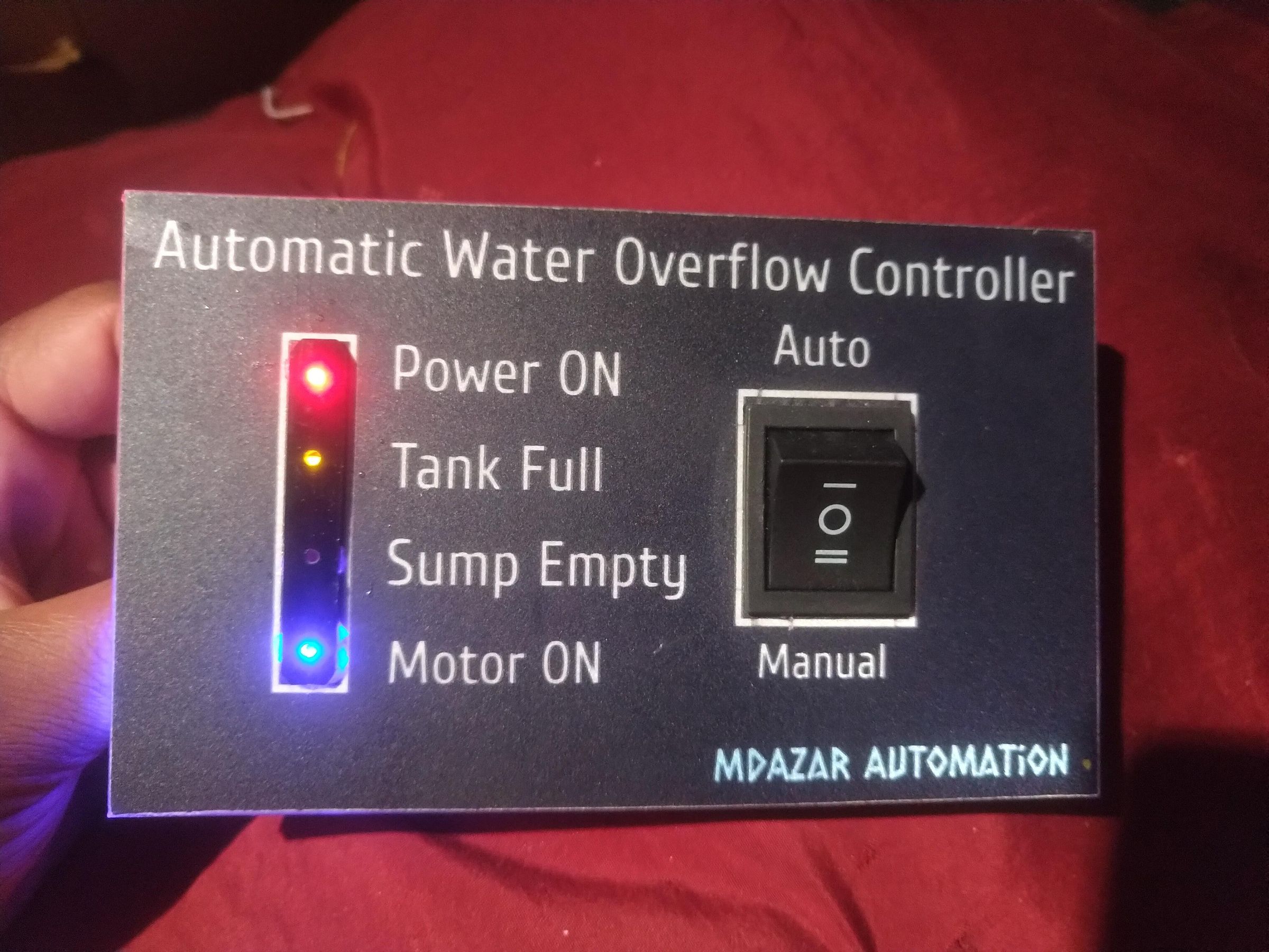 Automatic Water Overflow Control and Dry Run Preventer Without ...