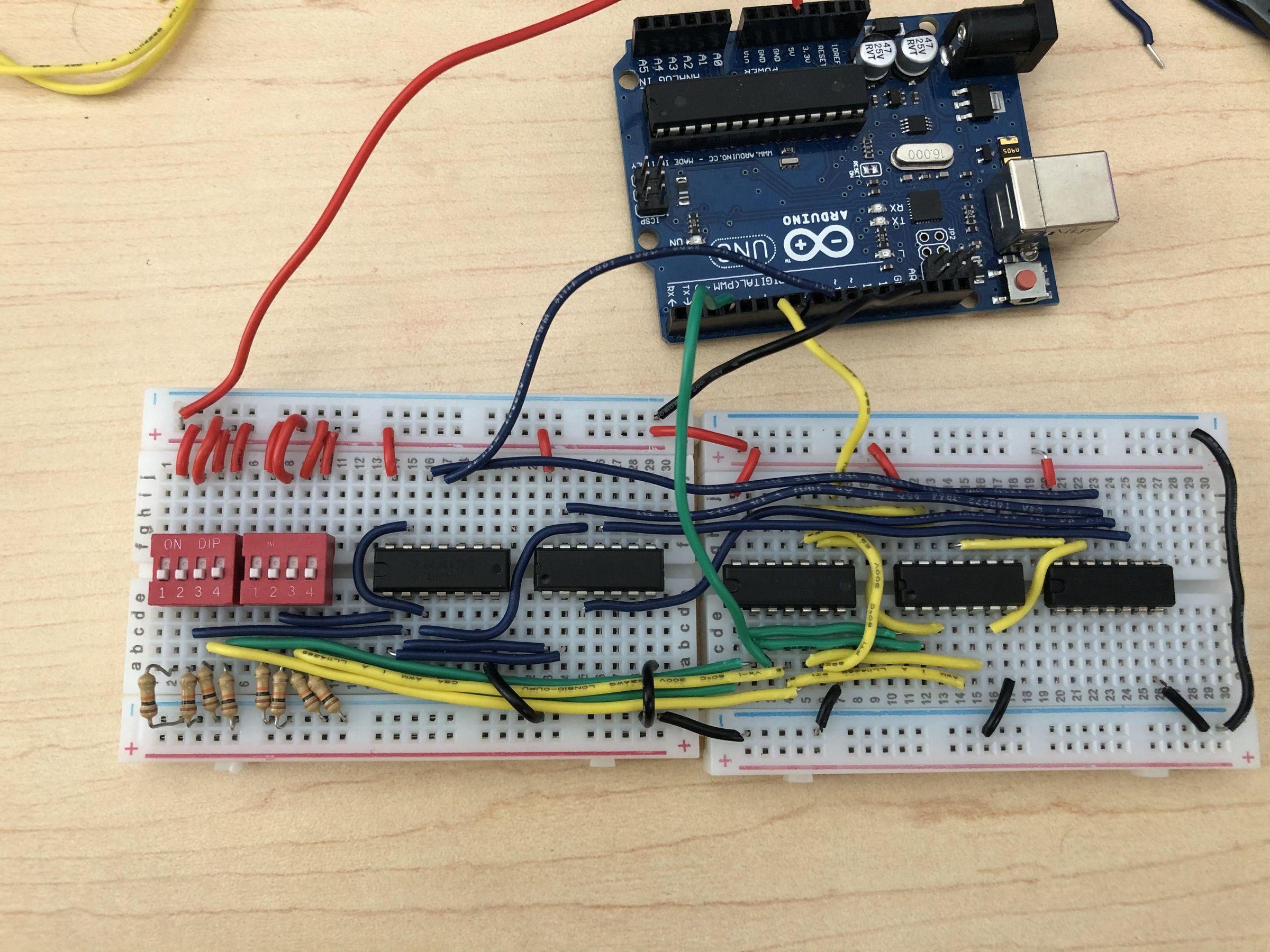 4 Bit Adder With LCD Monitor and Decimal Conversion : 7 Steps (with ...