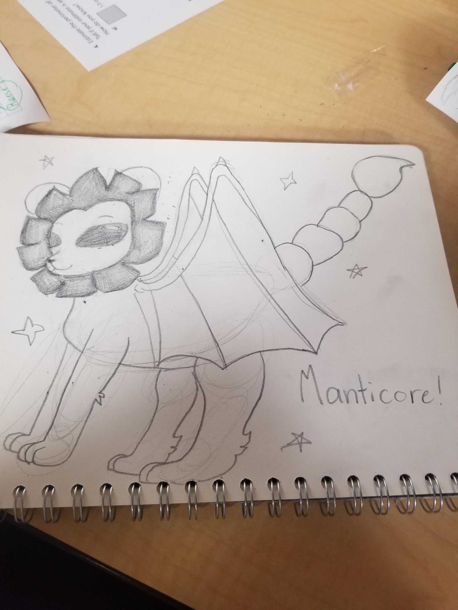 How to Draw a Manticore : 7 Steps - Instructables