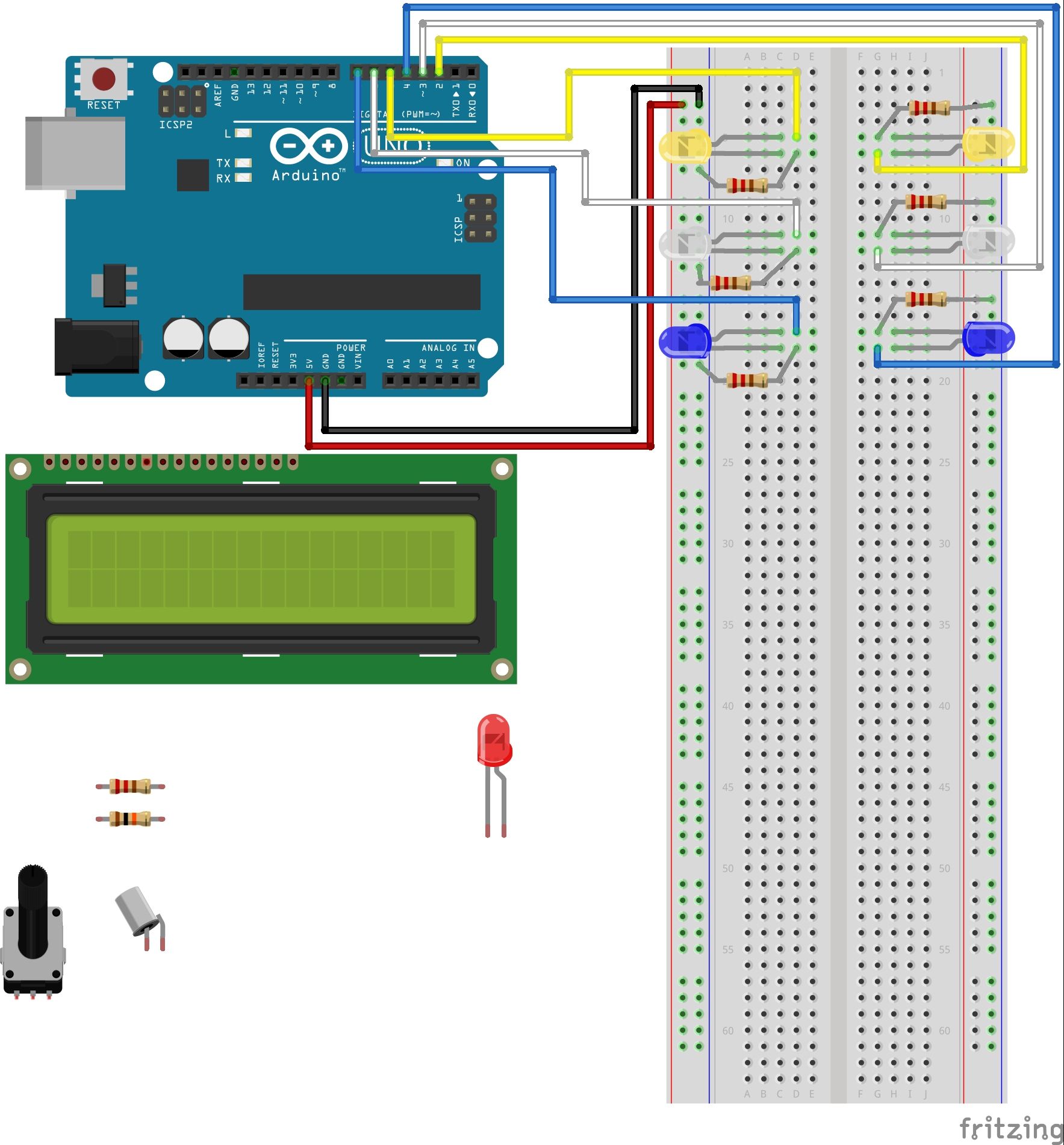 LED Dice With LCD Display : 12 Steps - Instructables