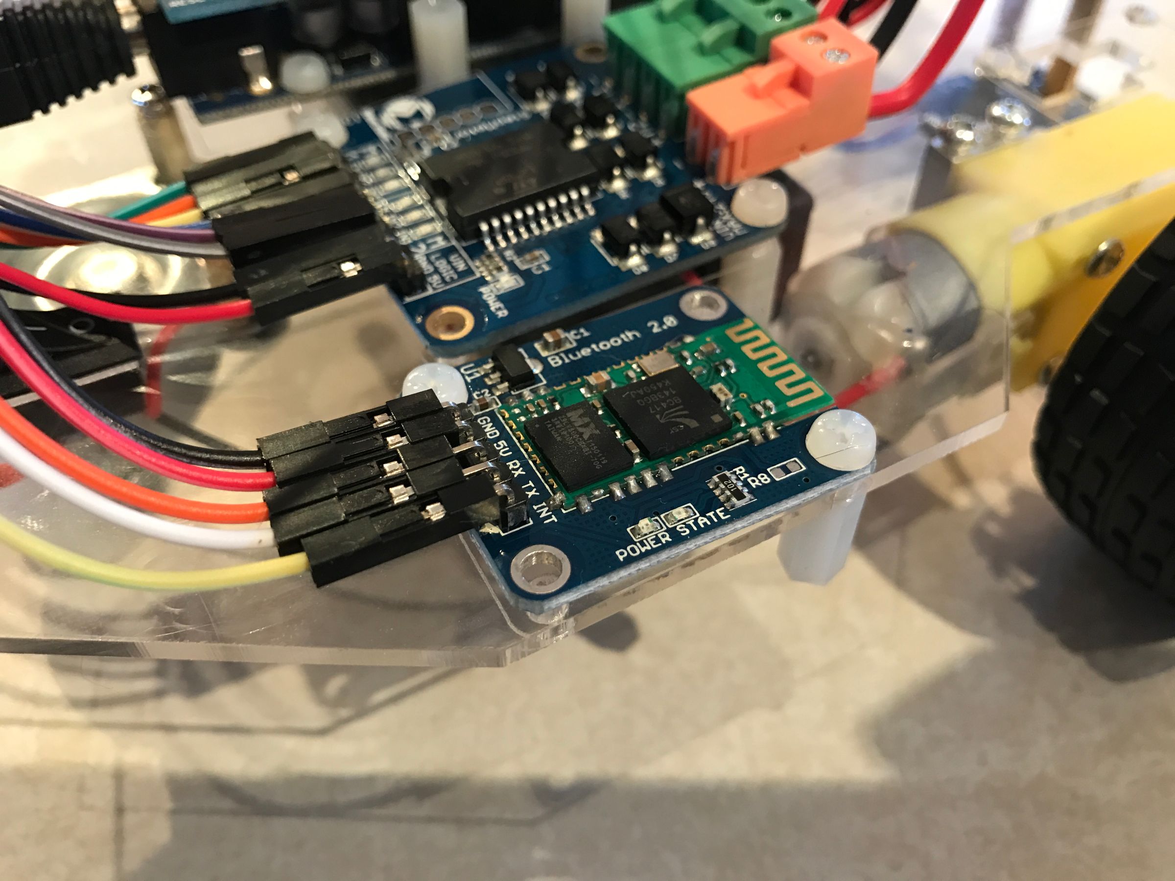 Makerstudio 2-wheel Robot Arduino Bluetooth Android Smart Car : 5 Steps ...