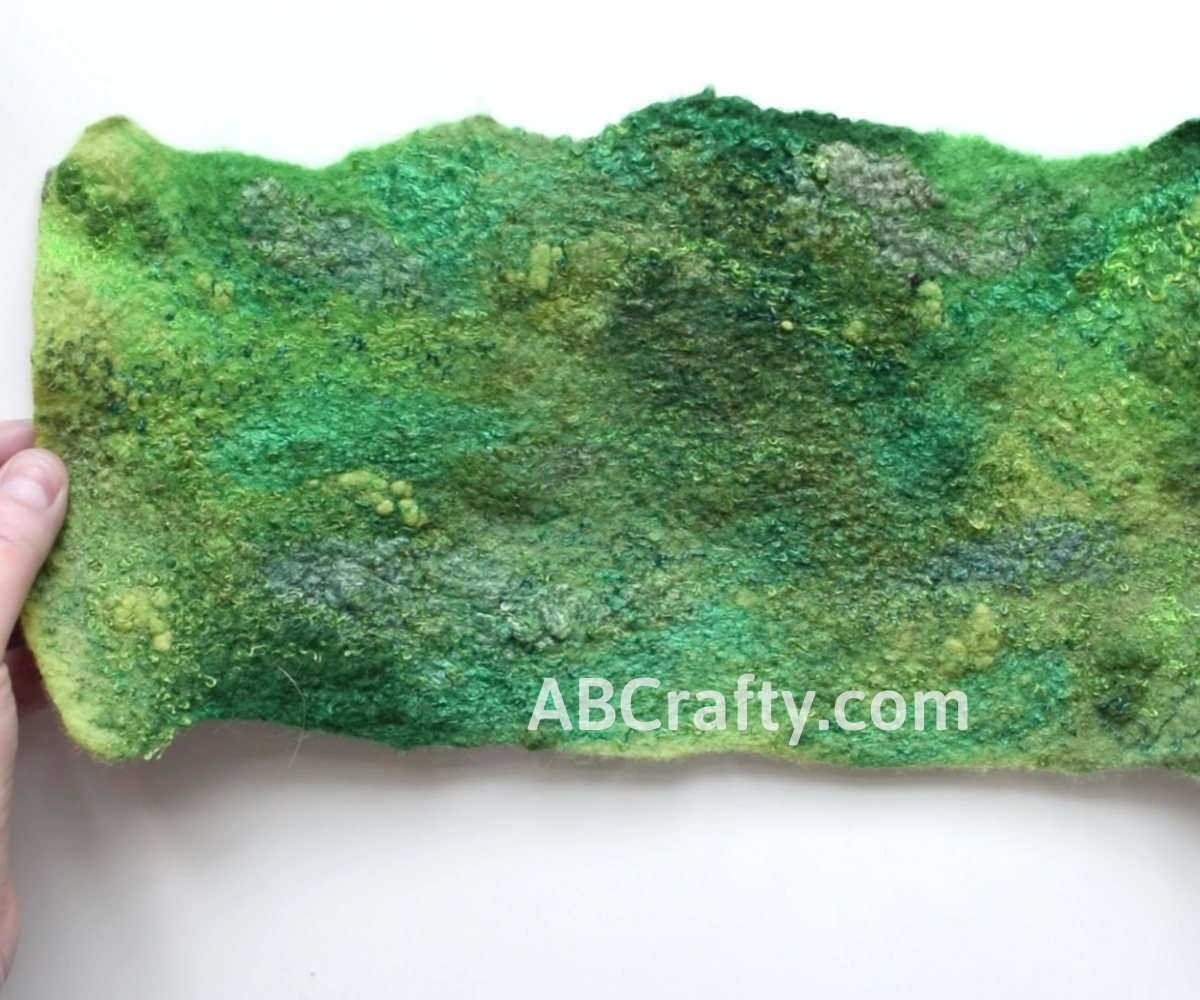 Wet Felted Wool Fabric : 6 Steps - Instructables