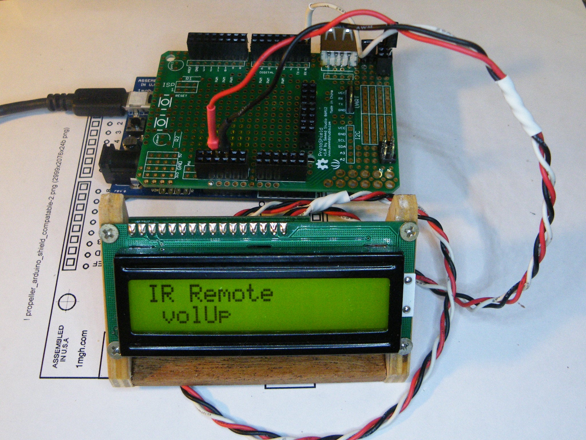 A Custom Shield for the Propeller ASC - Infra-Red Remote Control - and ...