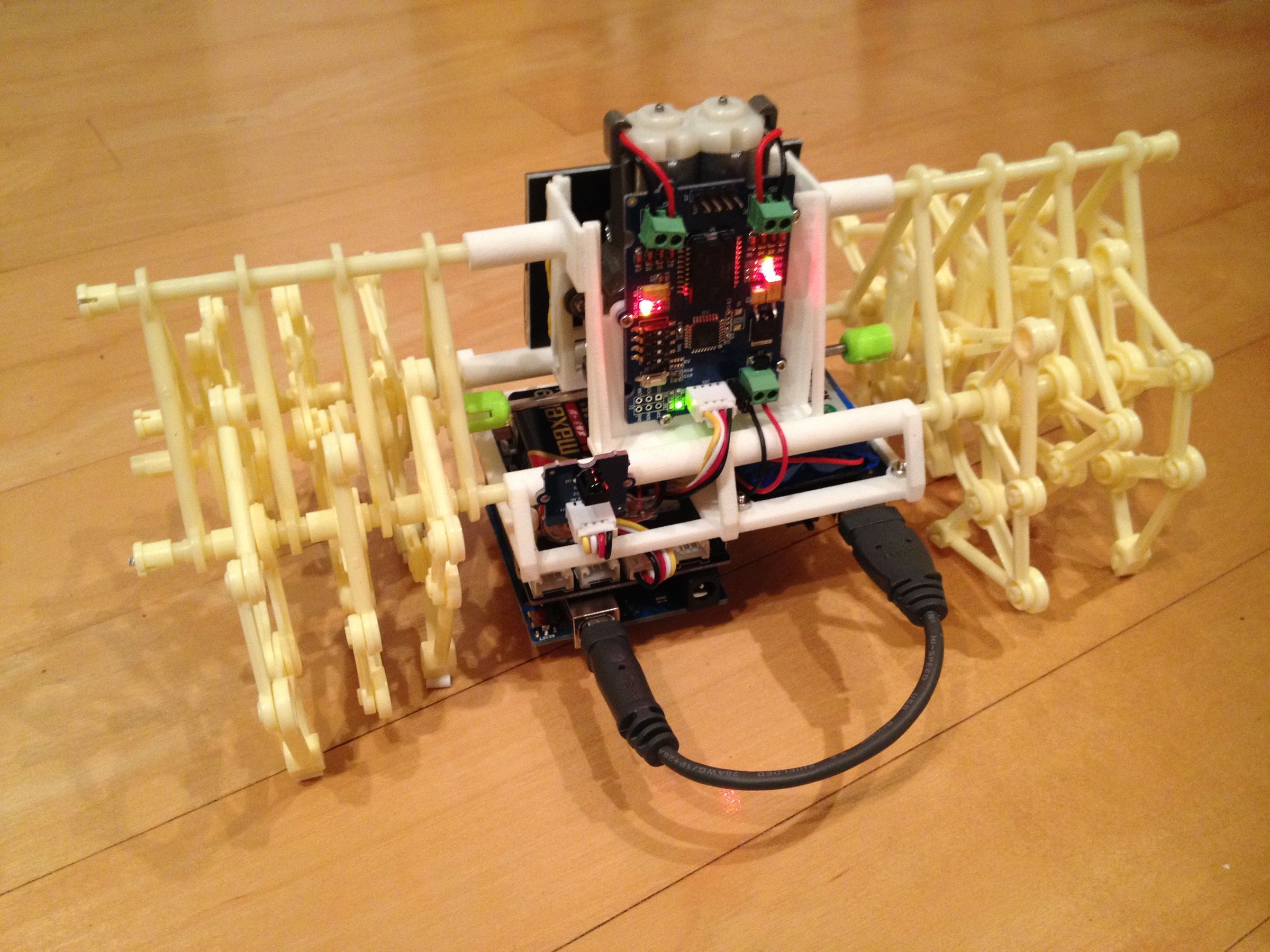 Strandbot - a Solar & Arduino Powered R/C Motorized Strandbeest : 7 ...