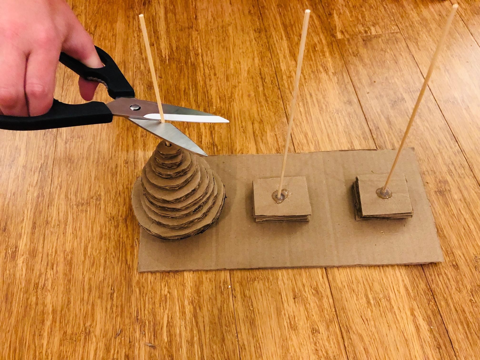 Tower of Hanoi Puzzle With Cardboard : 4 Steps - Instructables