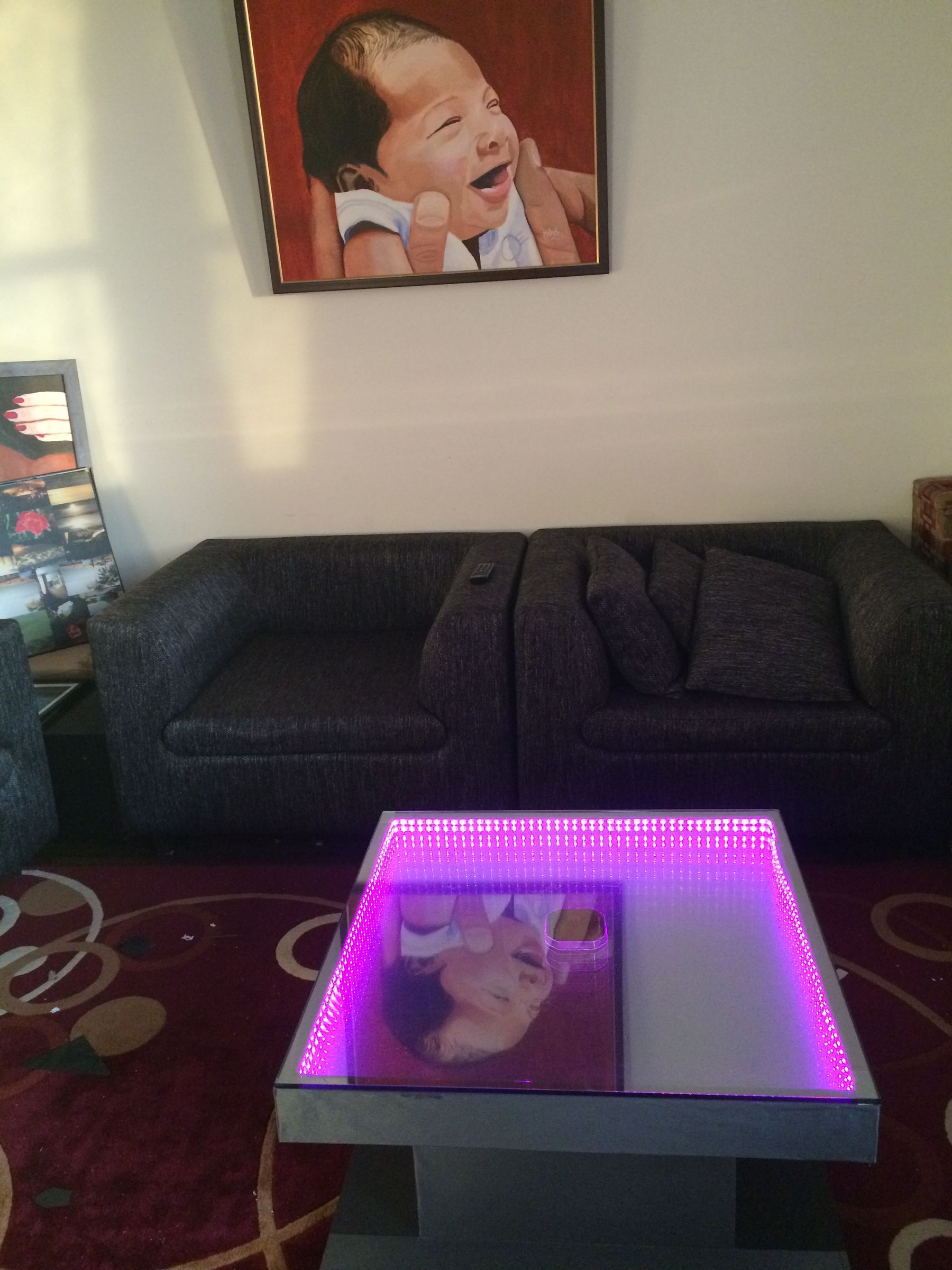Infinity Mirror Table - the Easy Version : 6 Steps (with Pictures ...