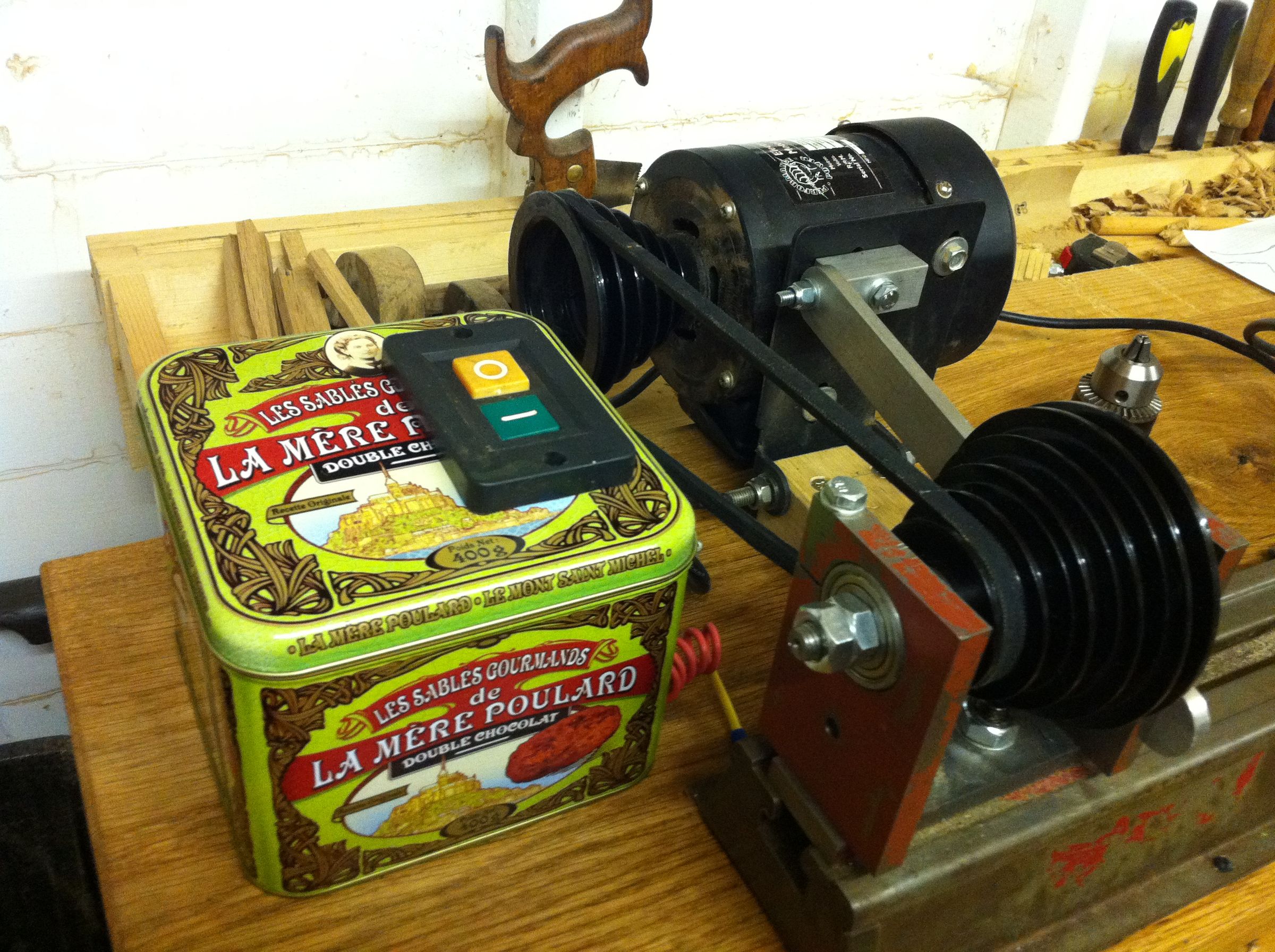 Modified Drill Powered Lathe : 8 Steps - Instructables