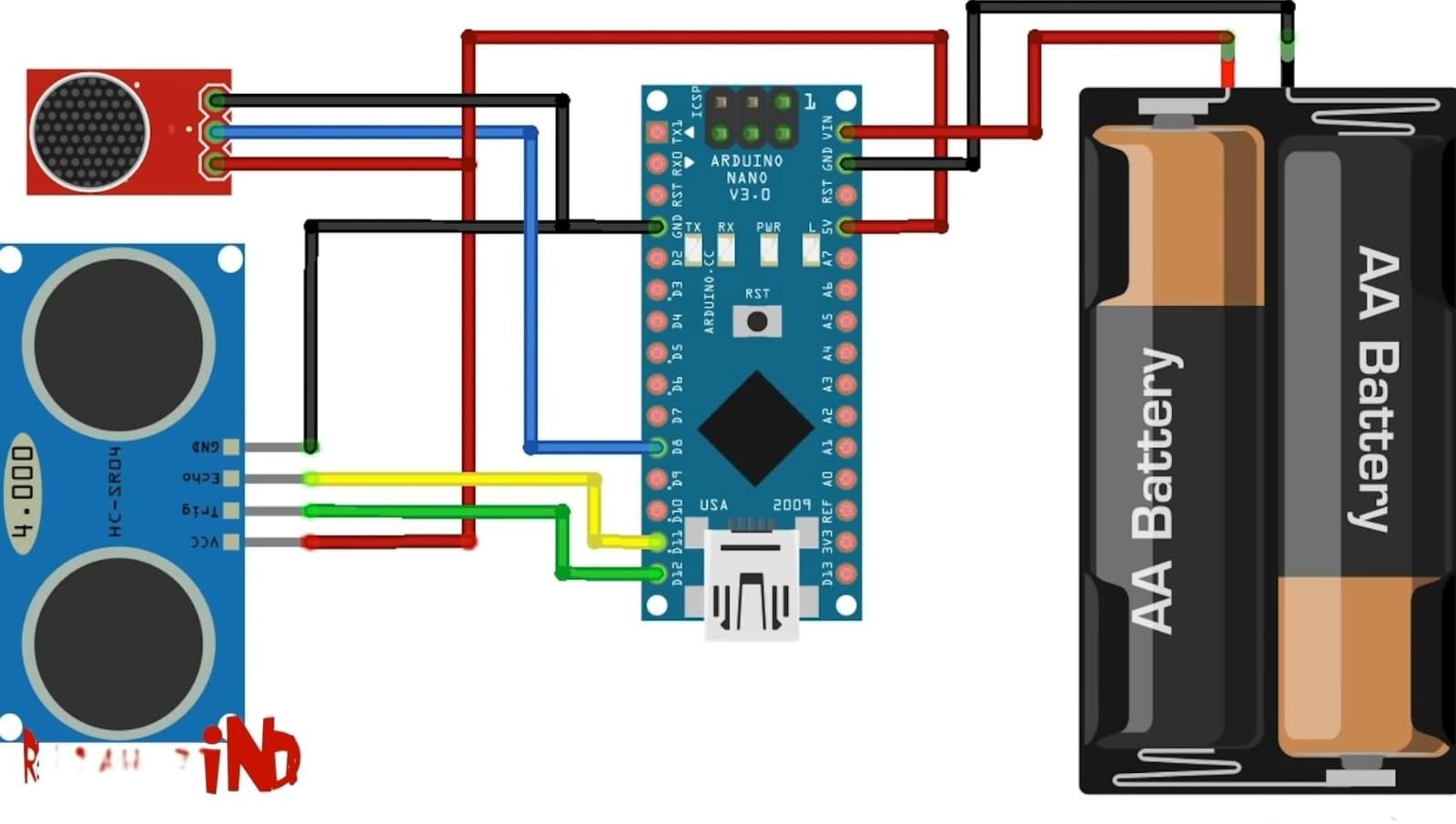 How to Make Car Reverse Parking Alert System at Home : 3 Steps ...