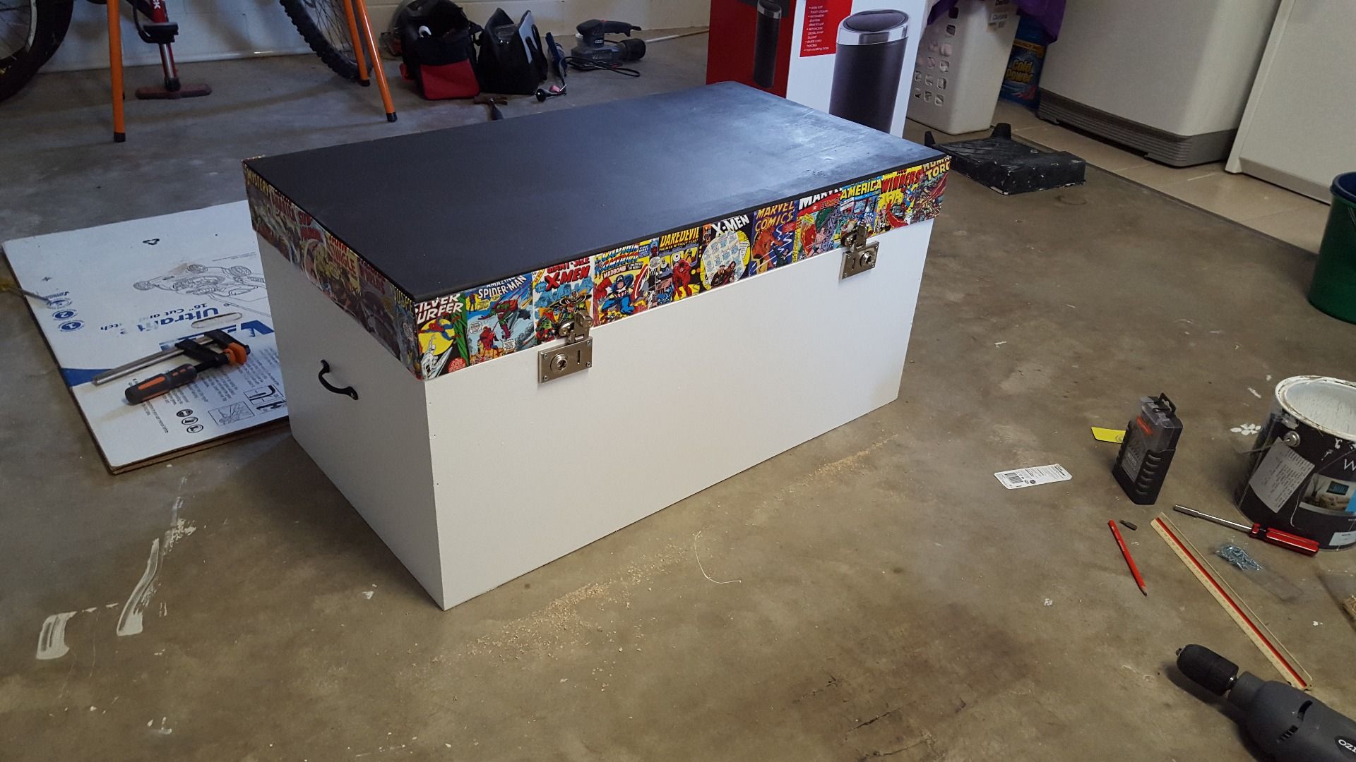 Upcycled Cartoon Toy Box With Chalk Board : 9 Steps - Instructables