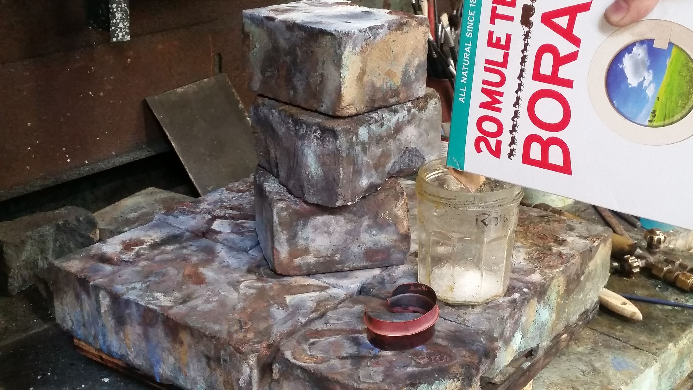 Foldformed Copper Bracelet With Red Heat Patina : 6 Steps (with ...