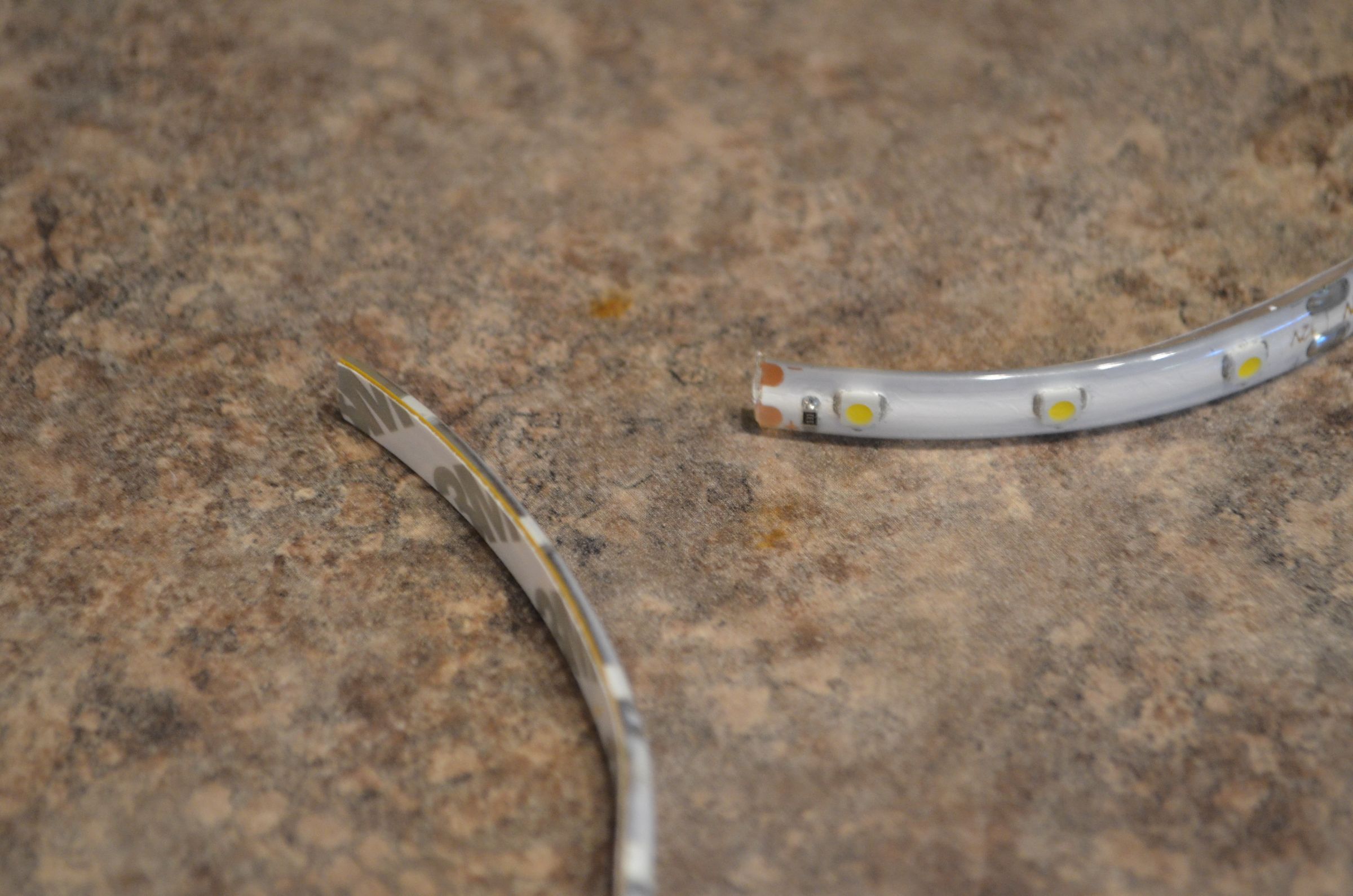 LED Tape - Under Cabinet Lighting - No Soldering! : 9 Steps (with ...