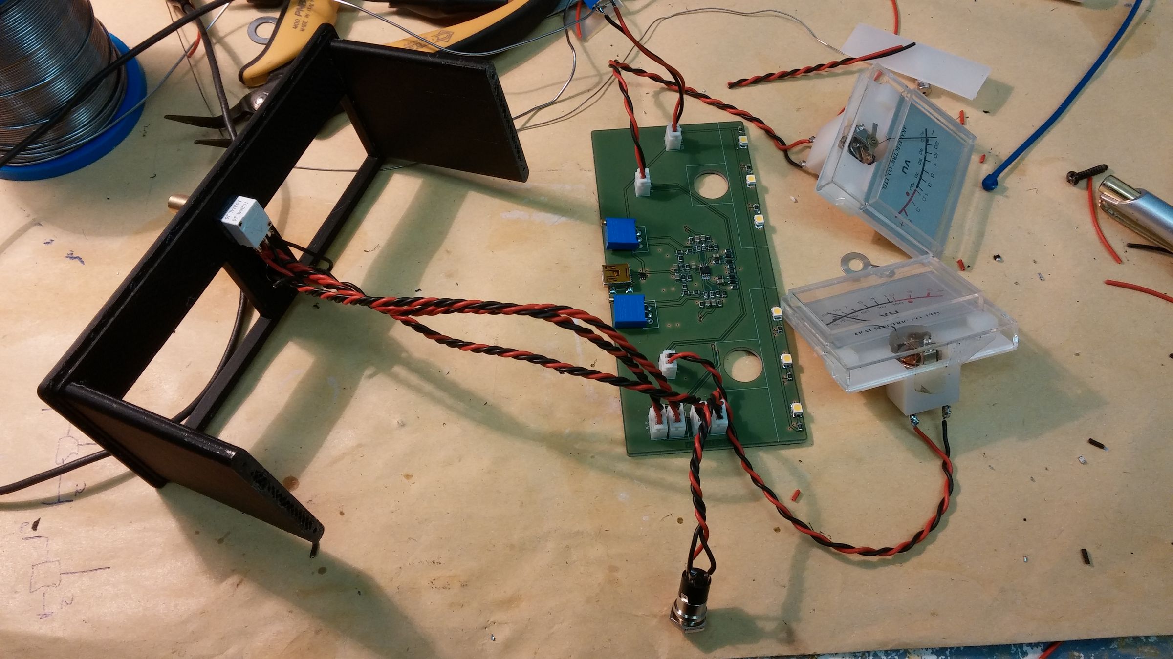 Retro Analog Audio VU Meter From Scratch! : 7 Steps (with Pictures ...