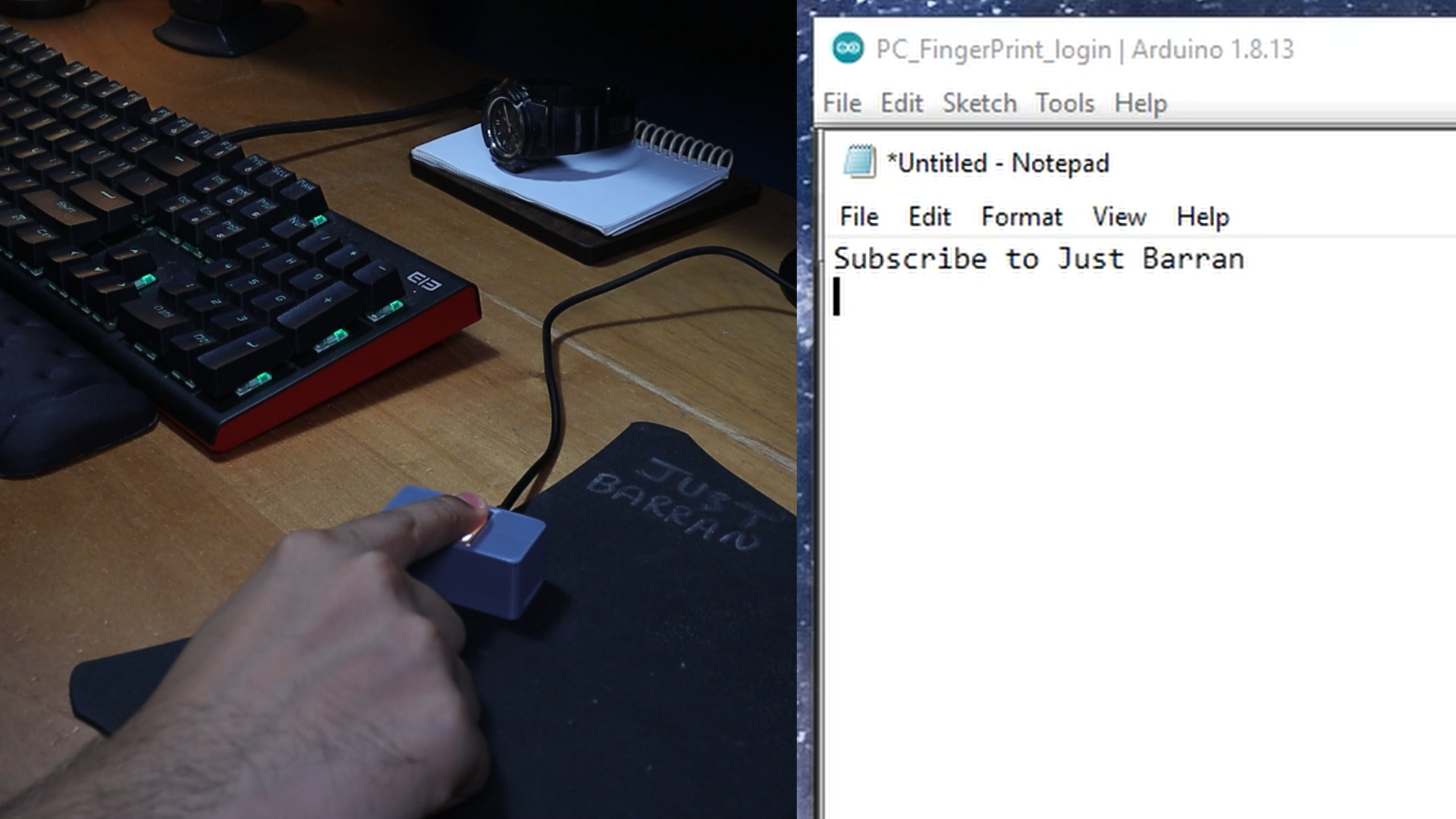 DIY Fingerprint Login for Any Computer (xiao + Arduino + Gt521f32) : 7 ...