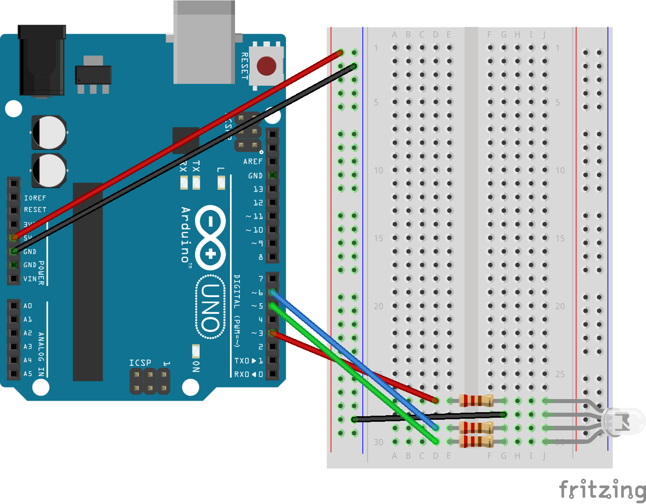 Control LED Light Color Via an Arduino and an IPhone Over BLE : 4 Steps ...