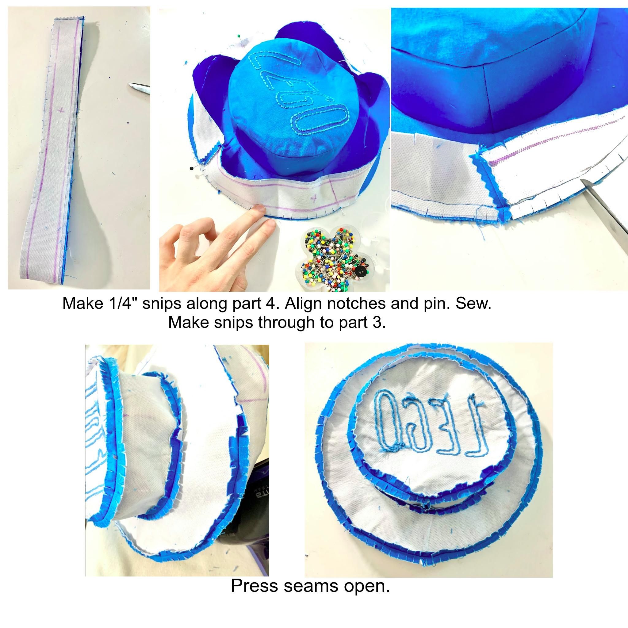 Cloth LEGO Brick Hat + Sewing Pattern. : 34 Steps (with Pictures ...