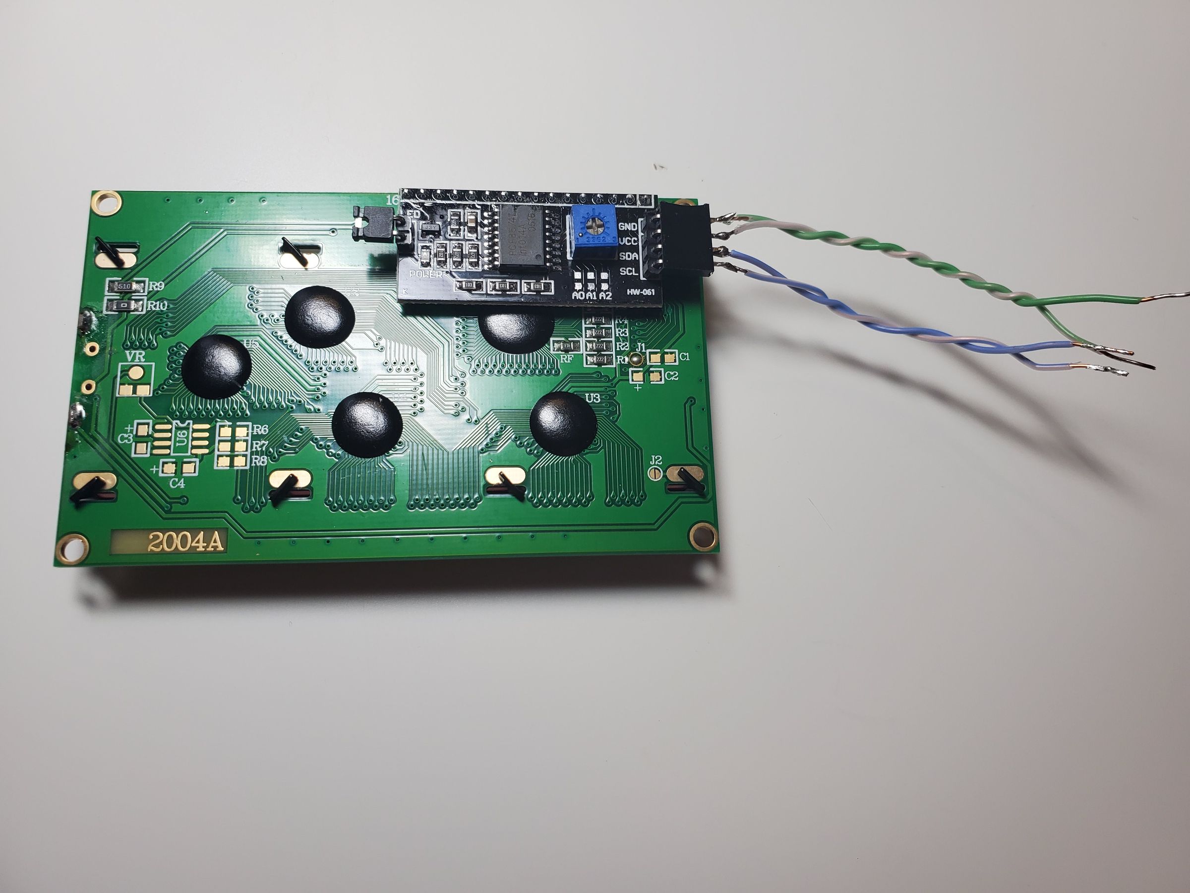 Handheld Arduino Paper Rock Scissors Game Using 20x4 LCD Display With ...