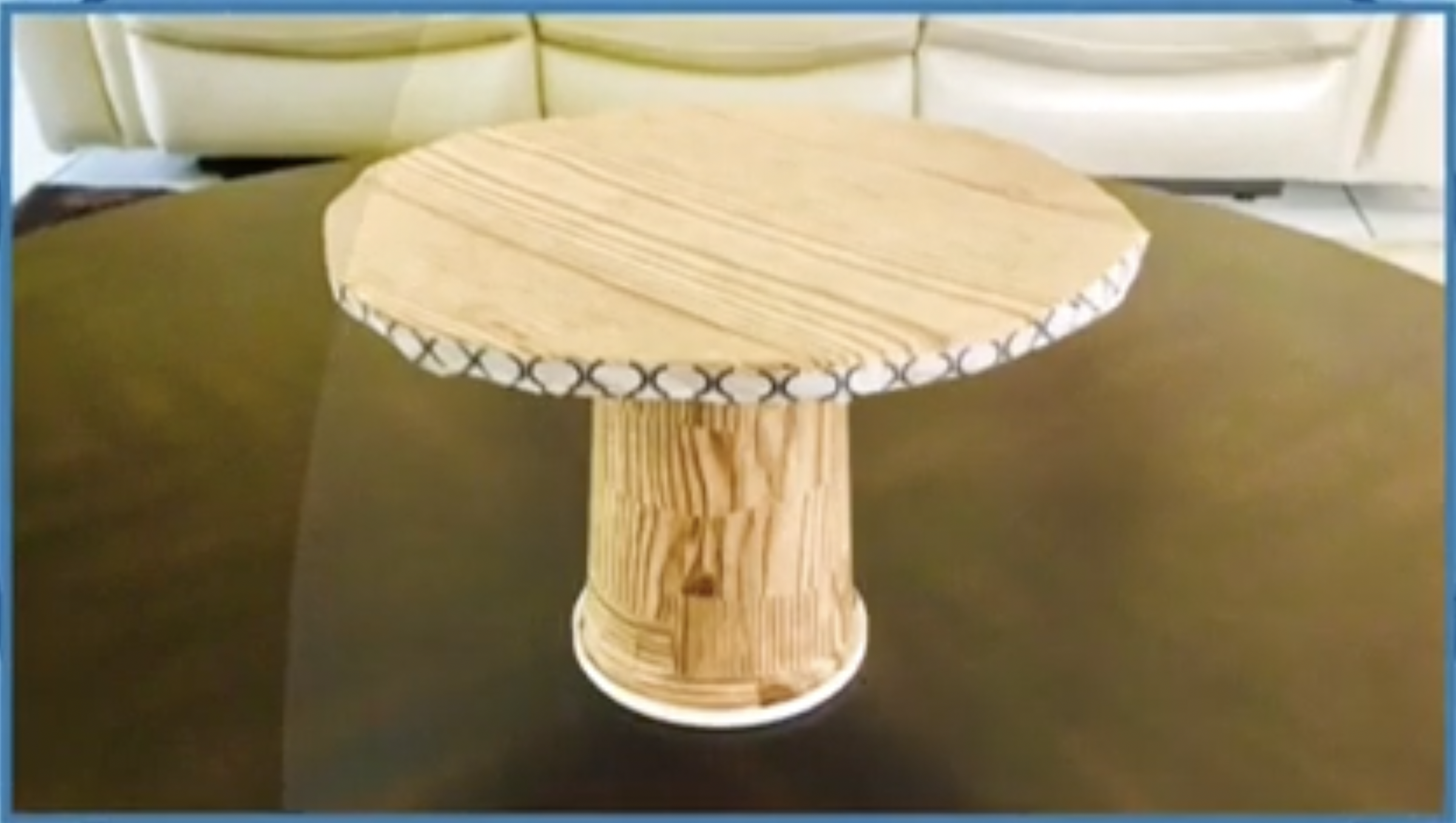 Cake Turntable (Showing Handmade Version and Tinkercad 3D Design) : 9 ...