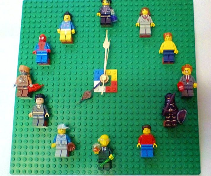 Lego Minifigure Display Clock : 5 Steps (with Pictures) - Instructables