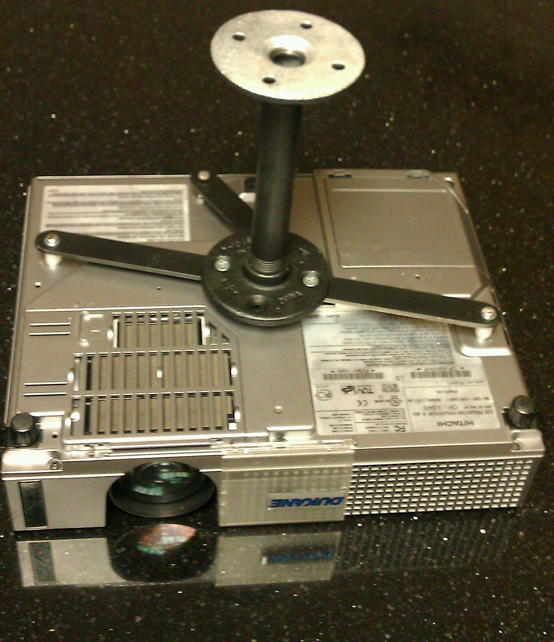 Projector Ceiling Mount for Hitachi Dukane : 6 Steps - Instructables