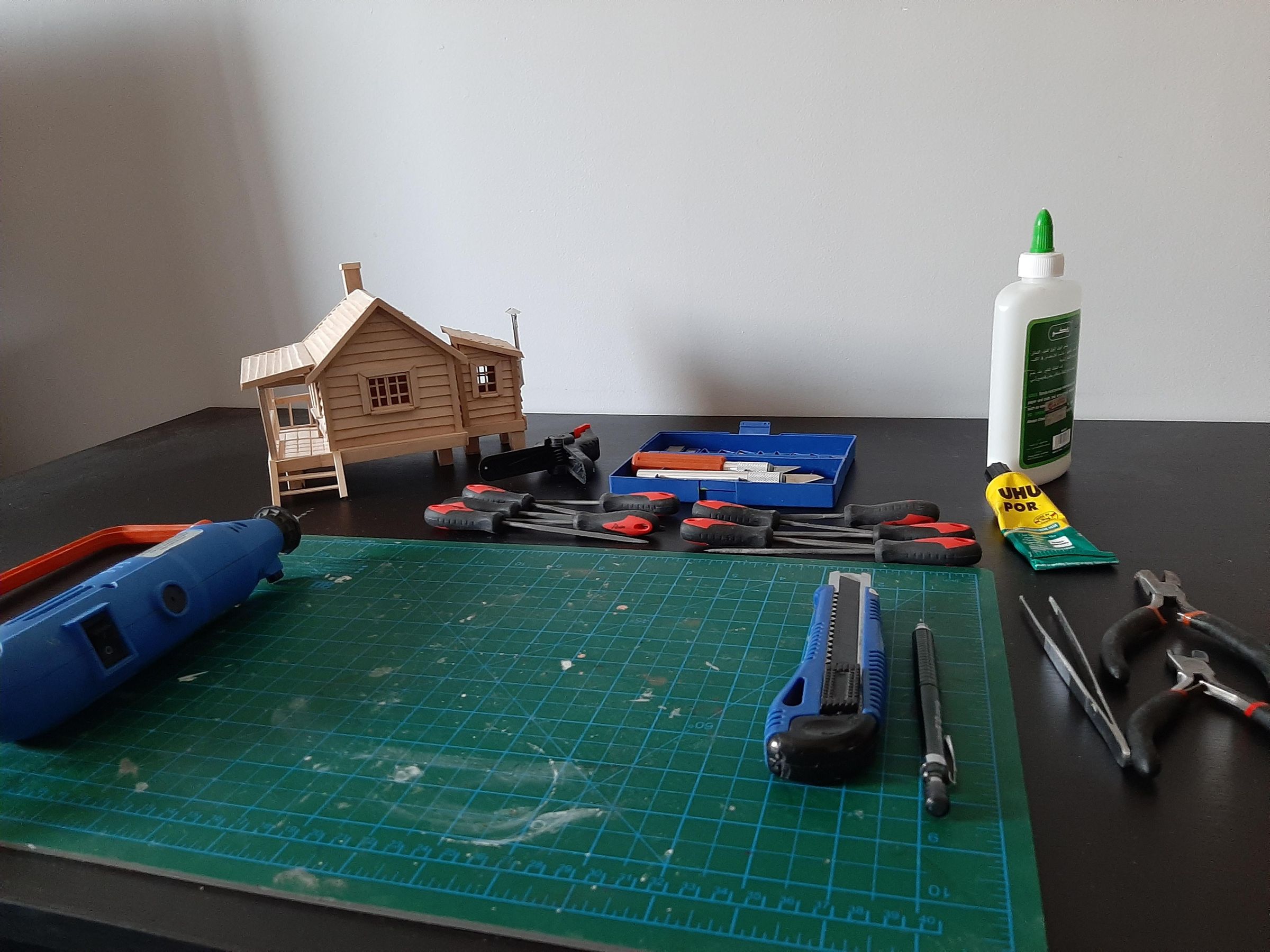 Western Wooden House Using Popsicle Stick : 3 Steps (with Pictures ...
