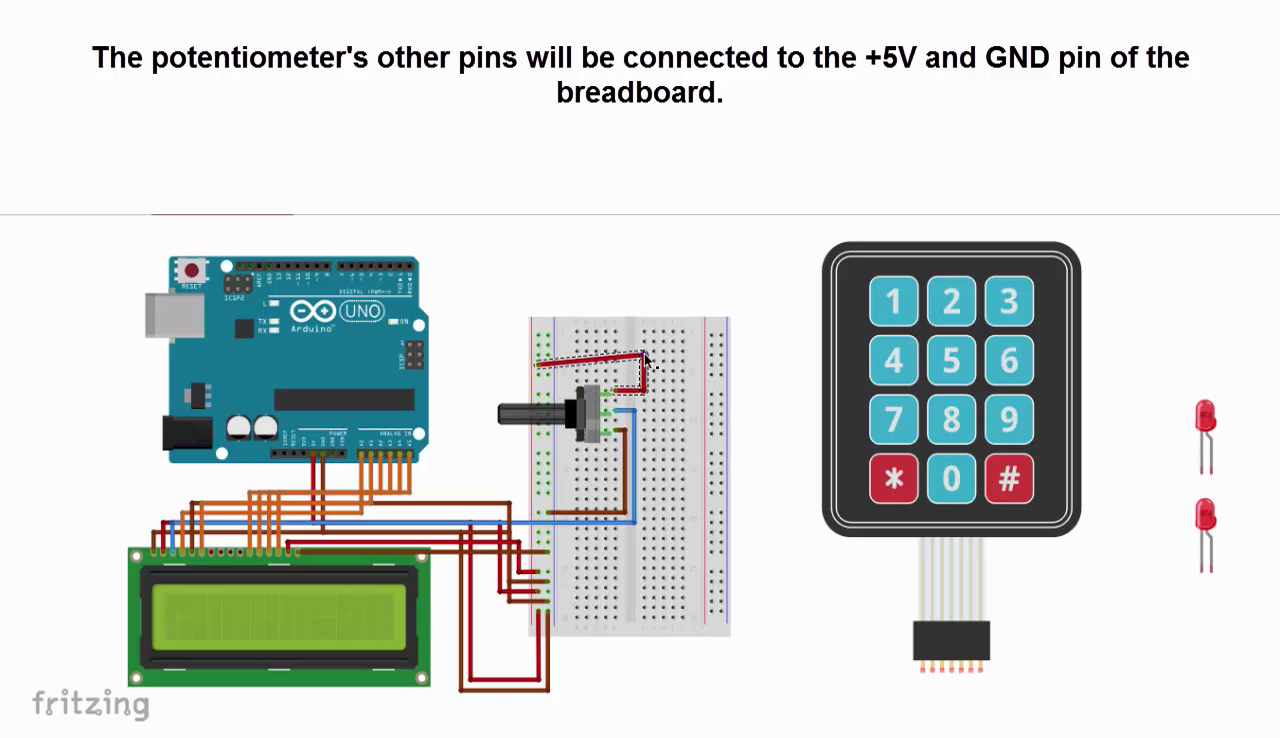 Arduino - Security Panel System With Using Keypad and LCD Display : 5 ...